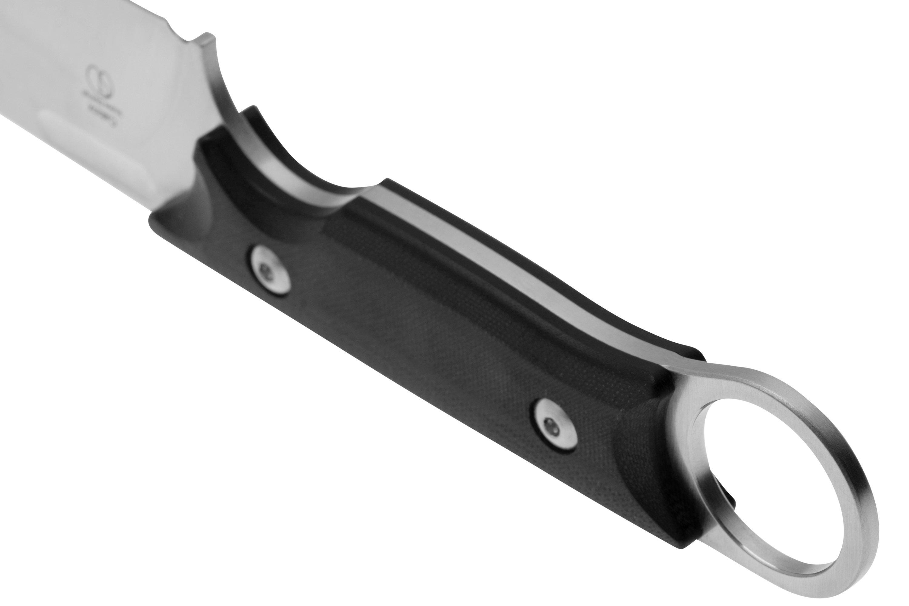 Kizer Cabox 1048C1, Satin 154CM, G10, fixed knife | Advantageously ...