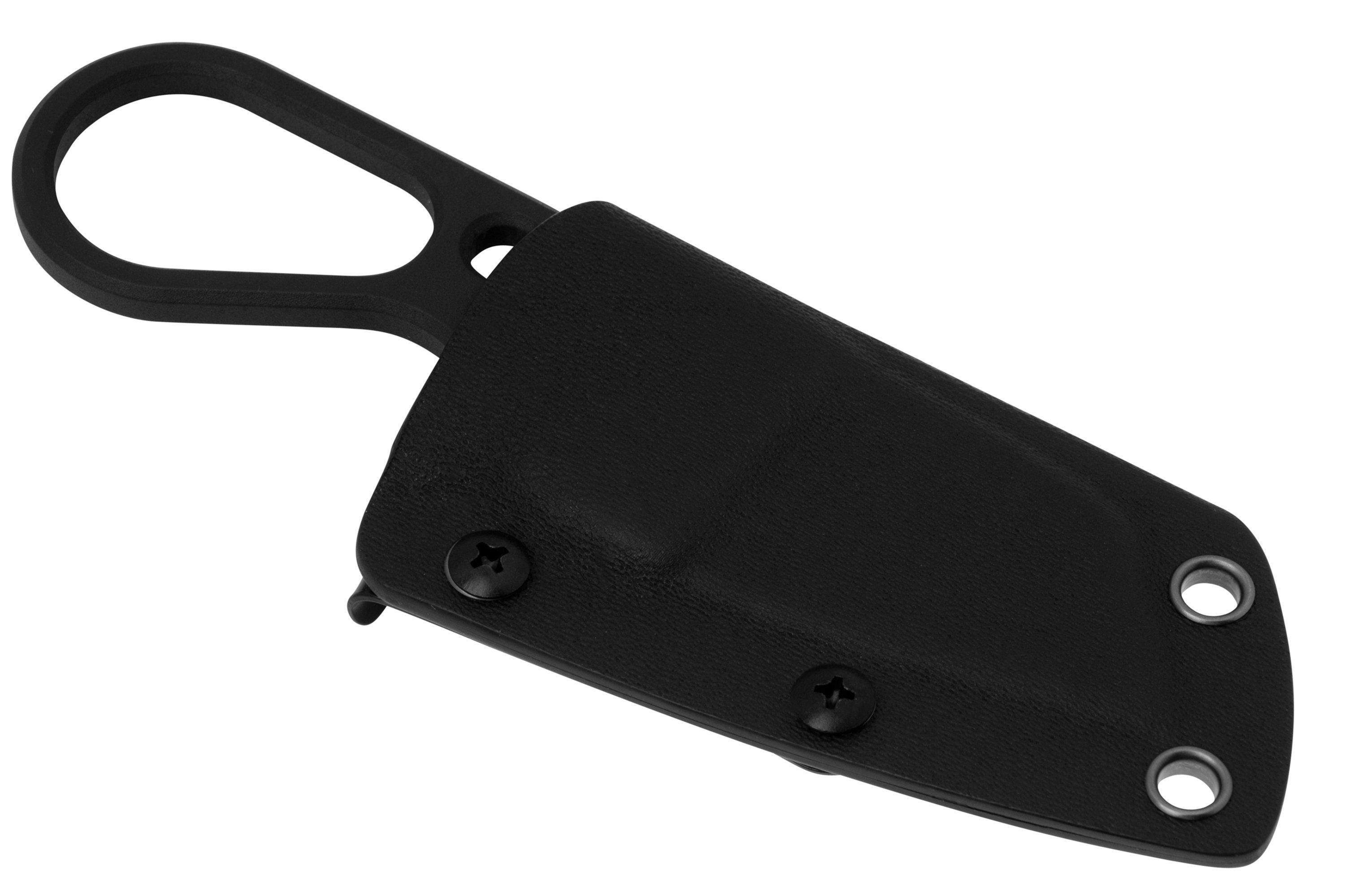 Kizer Bowtie 1061A2 Black D2, faca de pescoço | Compras vantajosas em ...