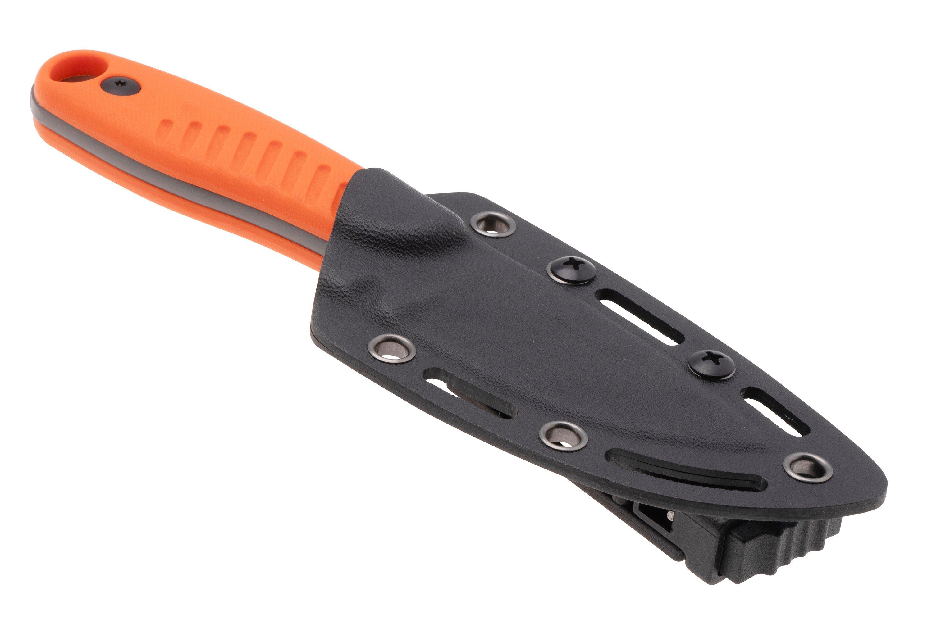 Kizer Hare 1077A1 Grey PVD D2, Orange G10, fixed knife, Azo design ...