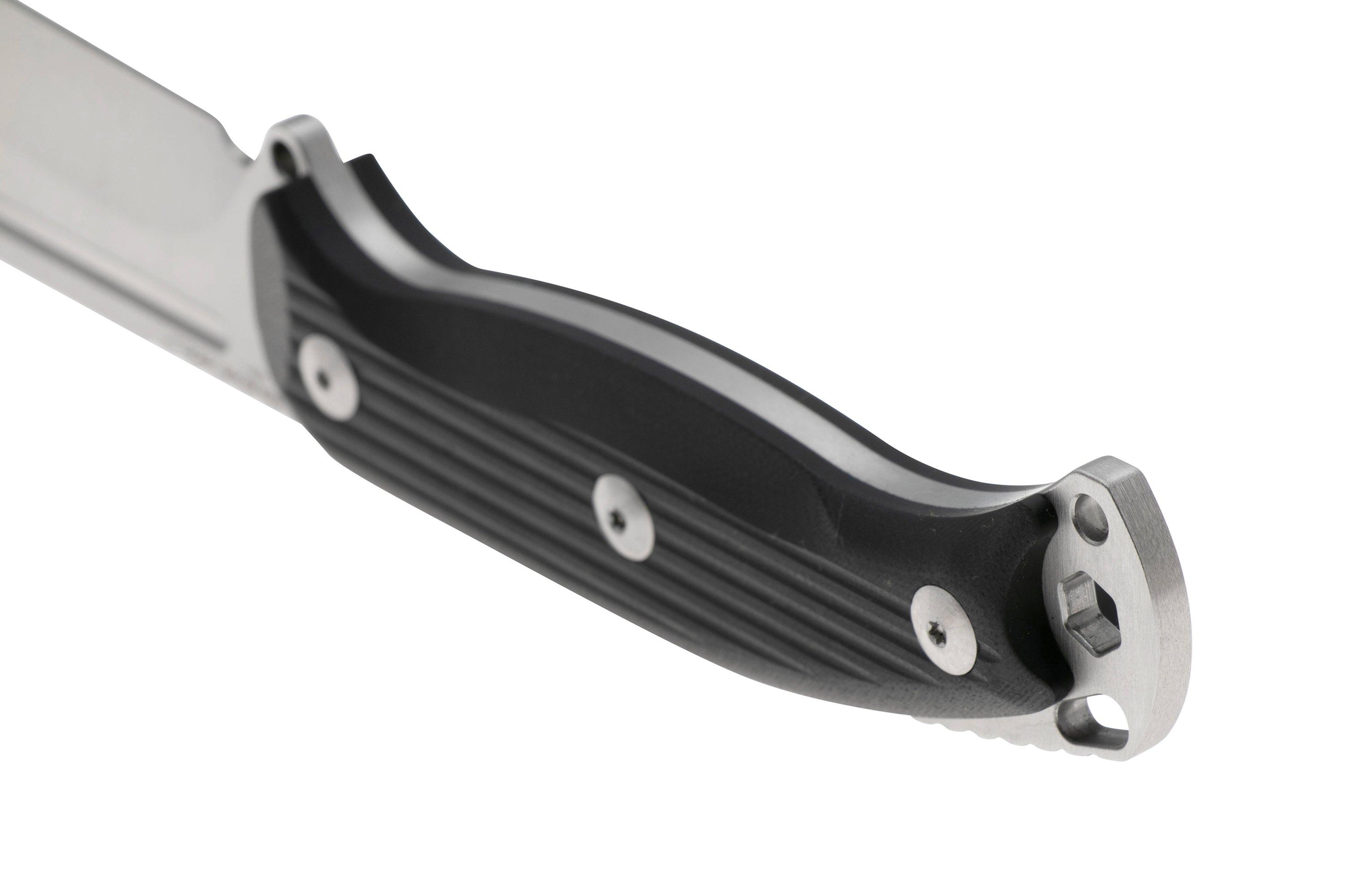 Kizer Ursa Major 1082A1, Satin AEB-L, Black G10, vaststaand mes, Maksim ...