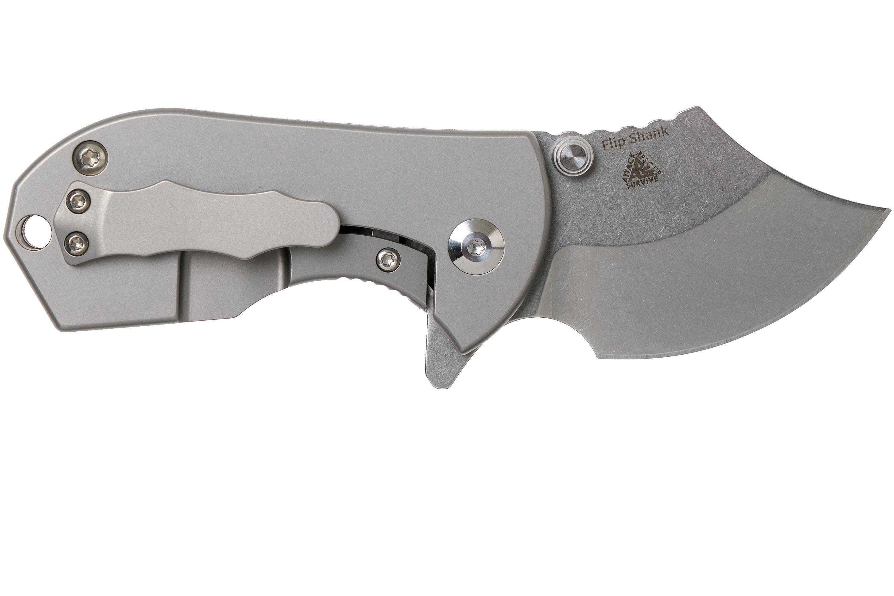 Kizer Flip Shank Ki2521A2 Brown Micarta pocket knife, Alex Shunnarah ...