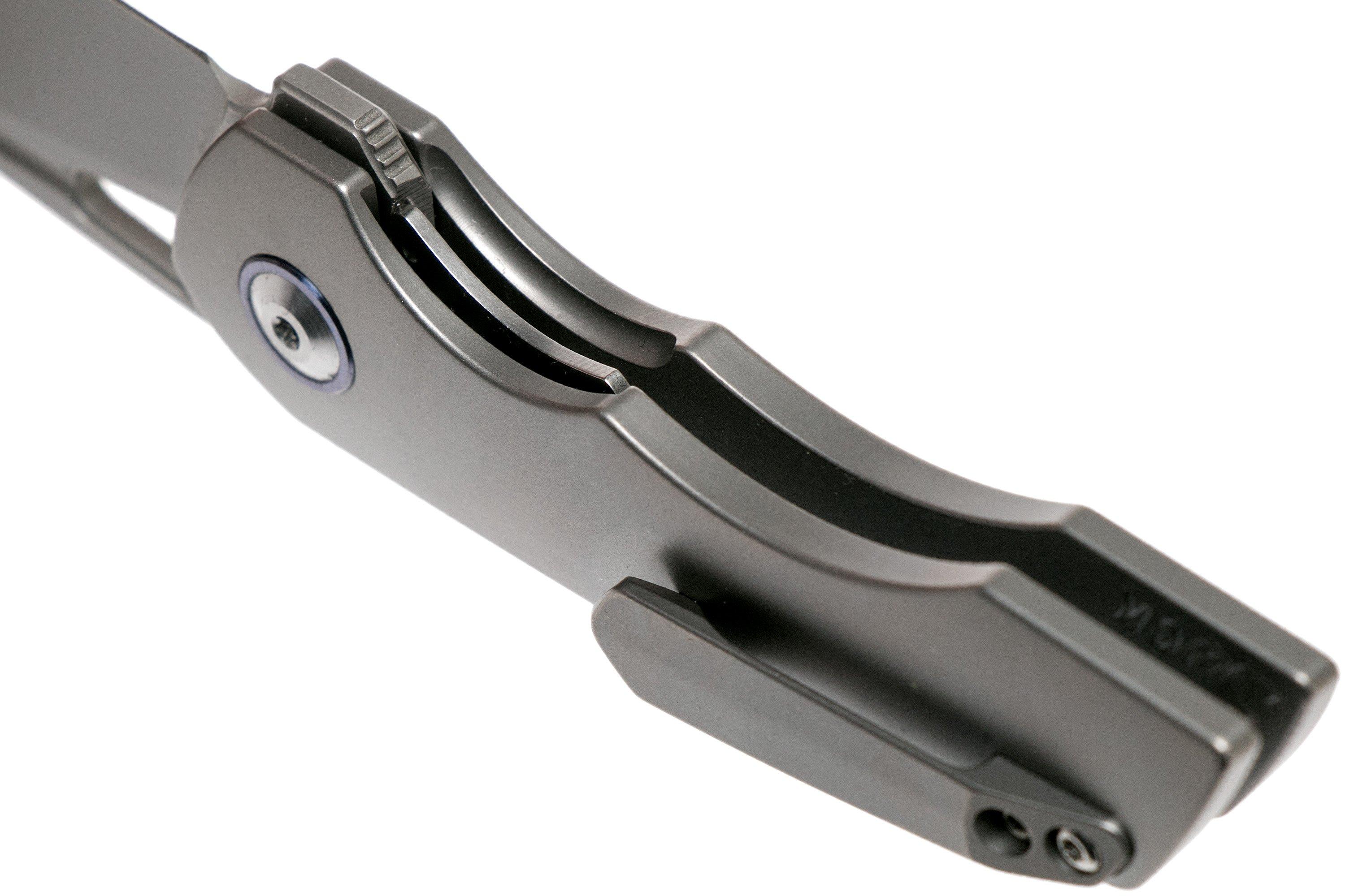 Kizer Microlith Ki2533A1 Titanium pocket knife, Nick Swan design ...