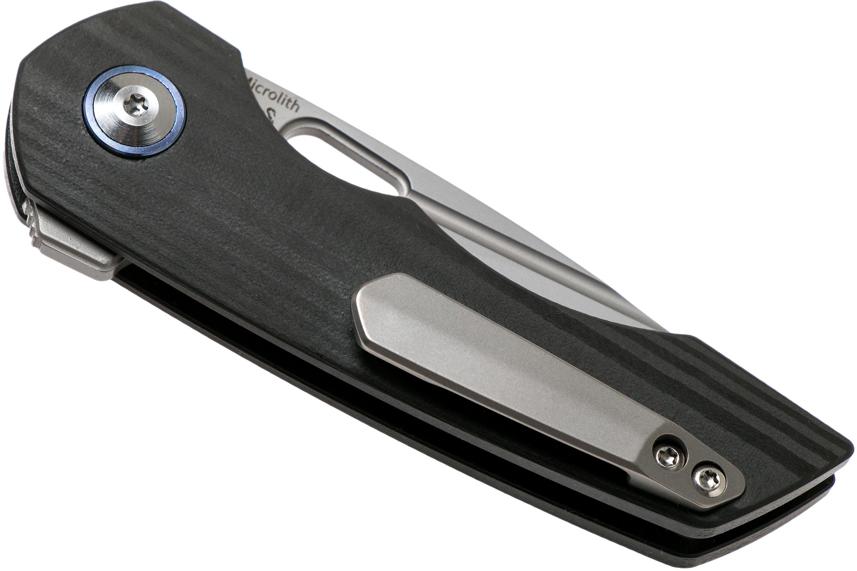 Kizer Microlith Ki2533A2 Carbon fibre pocket knife, Nick Swan design ...