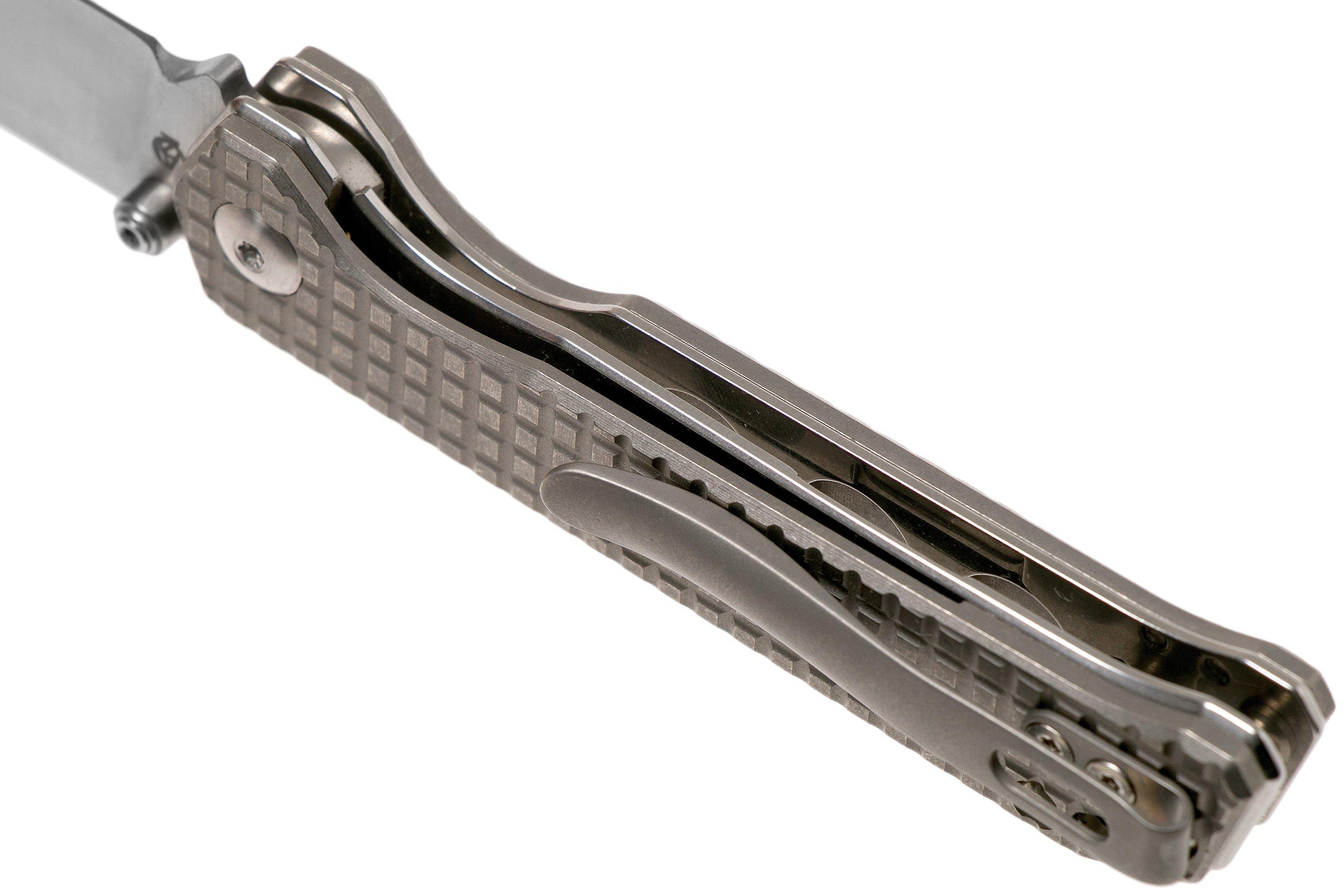 Kizer Begleiter Mini Droppoint KI3458RA2, M390, titanium, zakmes, Azo ...