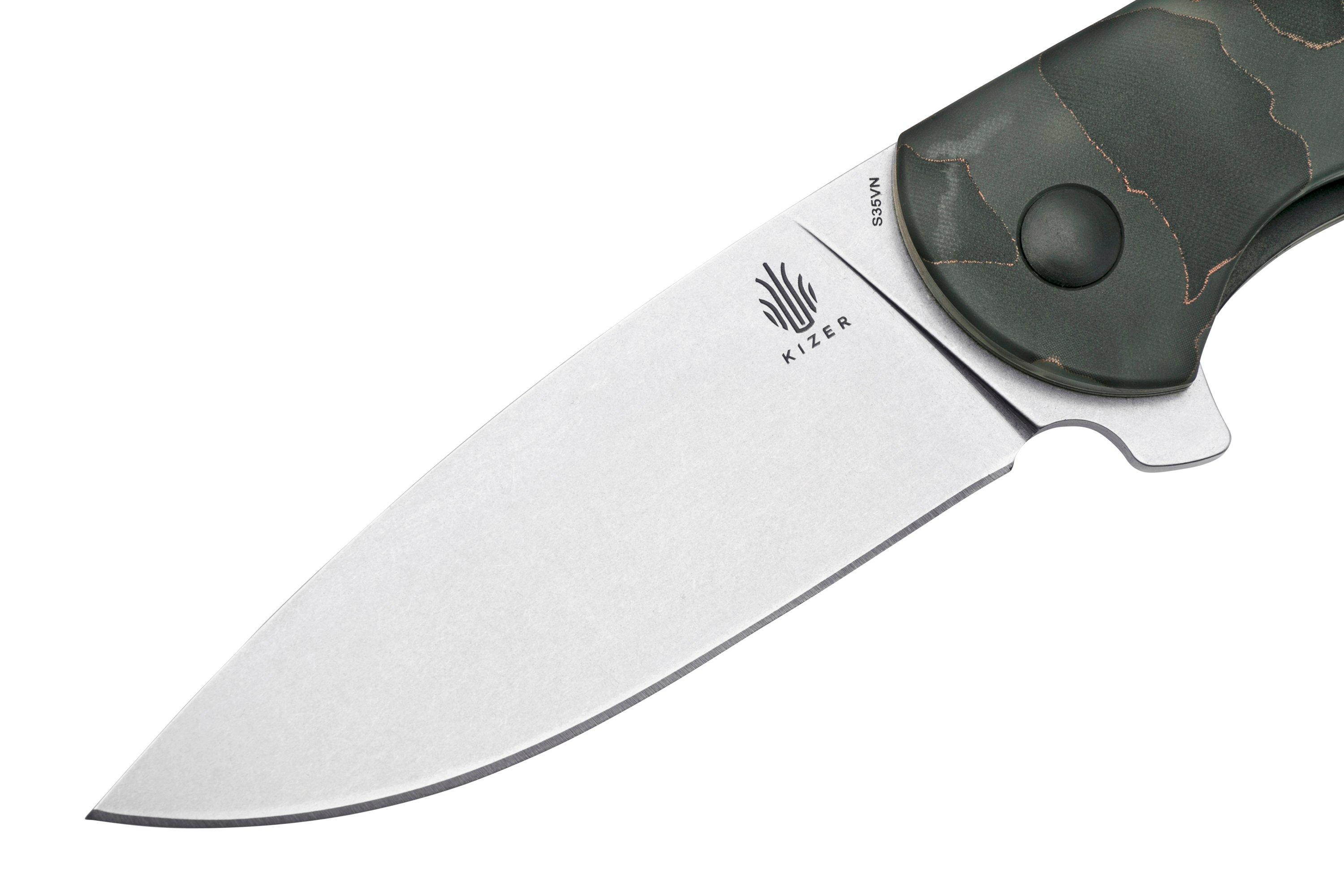 Kizer Gemini, KI3471A2, Raffir Noble, S35VN zakmes, Ray Laconico design ...