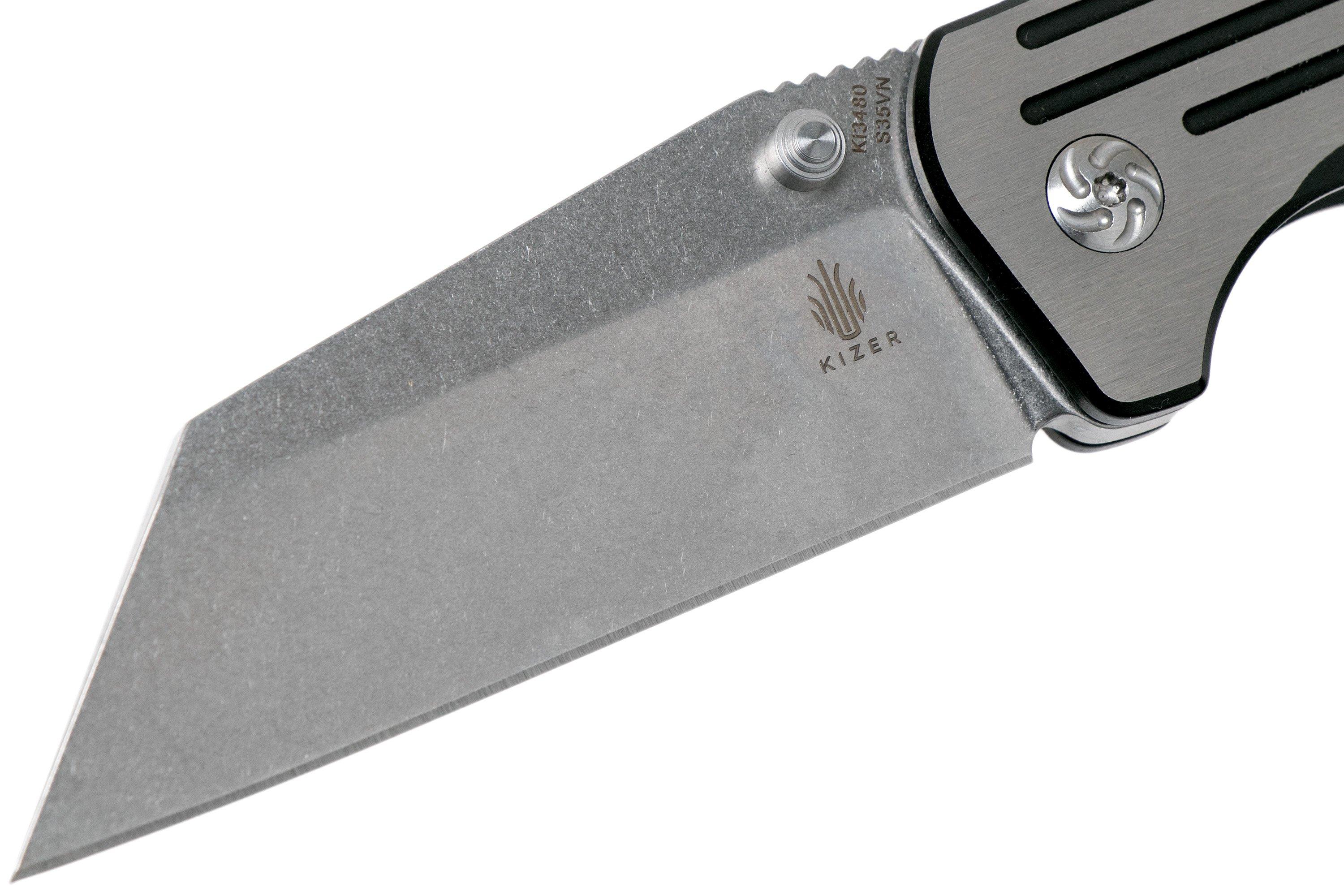 Kizer Rogue KI3480 pocket knife, Dirk Pinkerton design | Advantageously ...