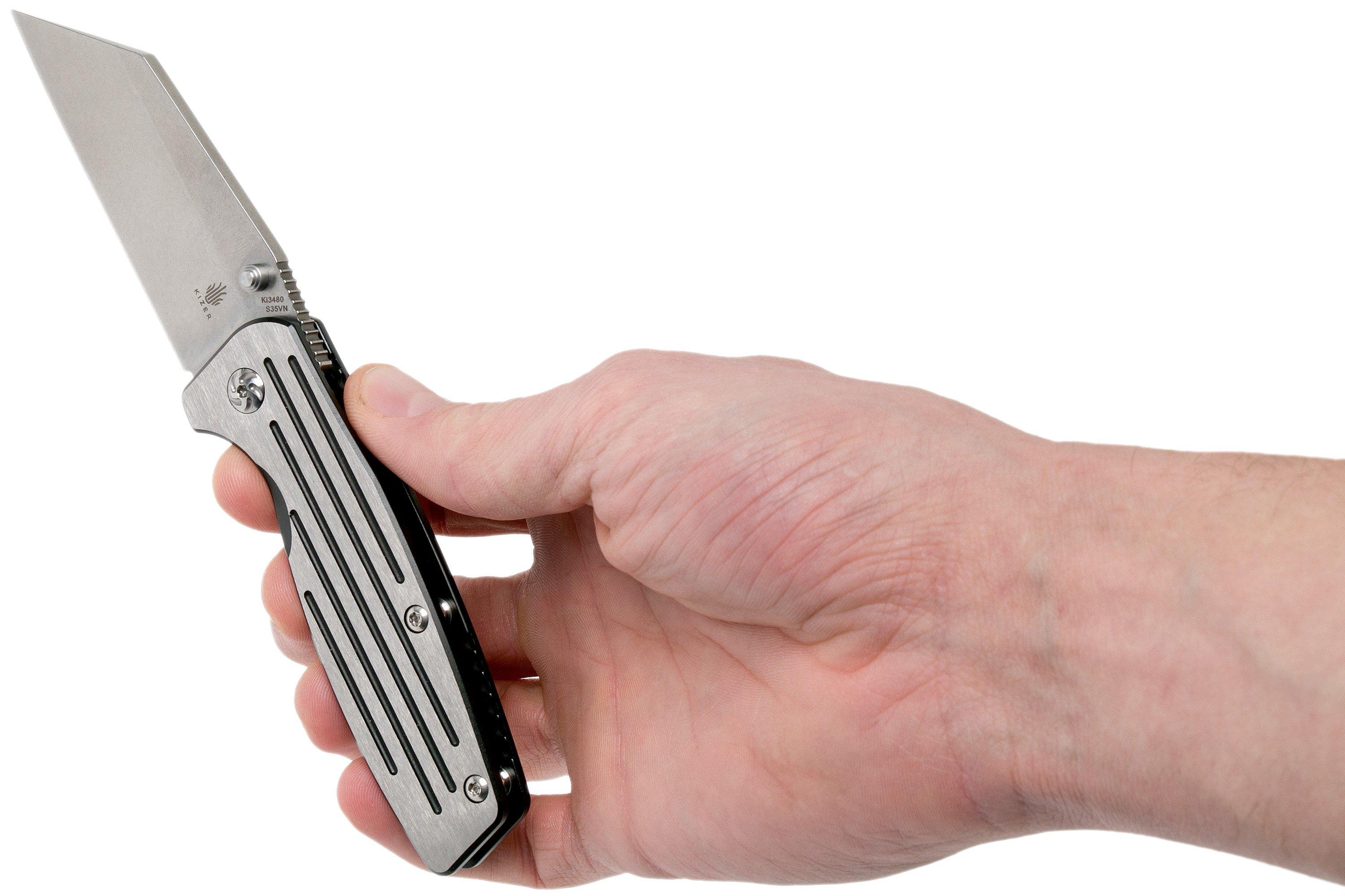 Kizer Rogue KI3480 pocket knife, Dirk Pinkerton design | Advantageously ...