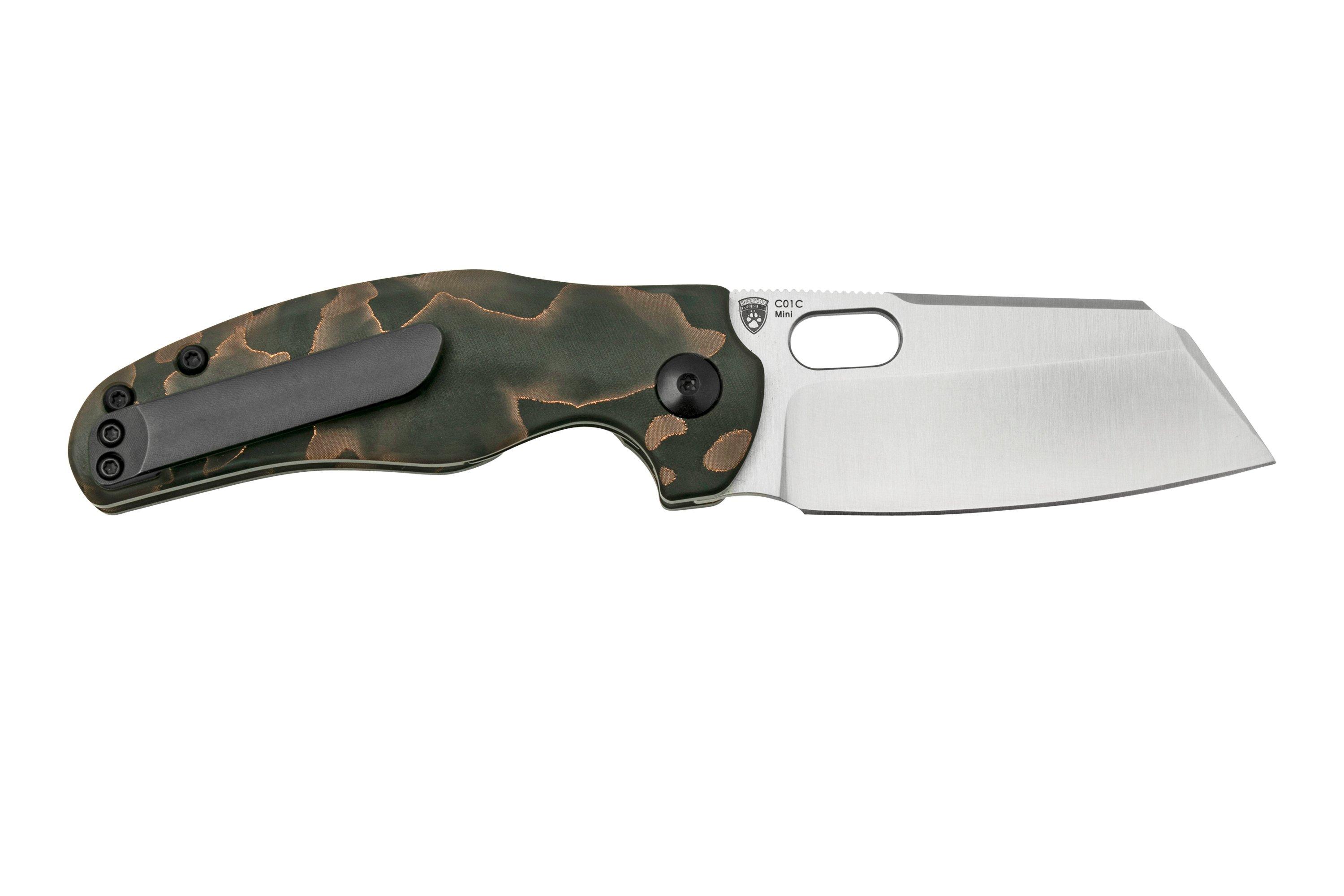 Kizer Mini Sheepdog C01C, KI3488A6, Raffir Noble pocket knife, Chris ...