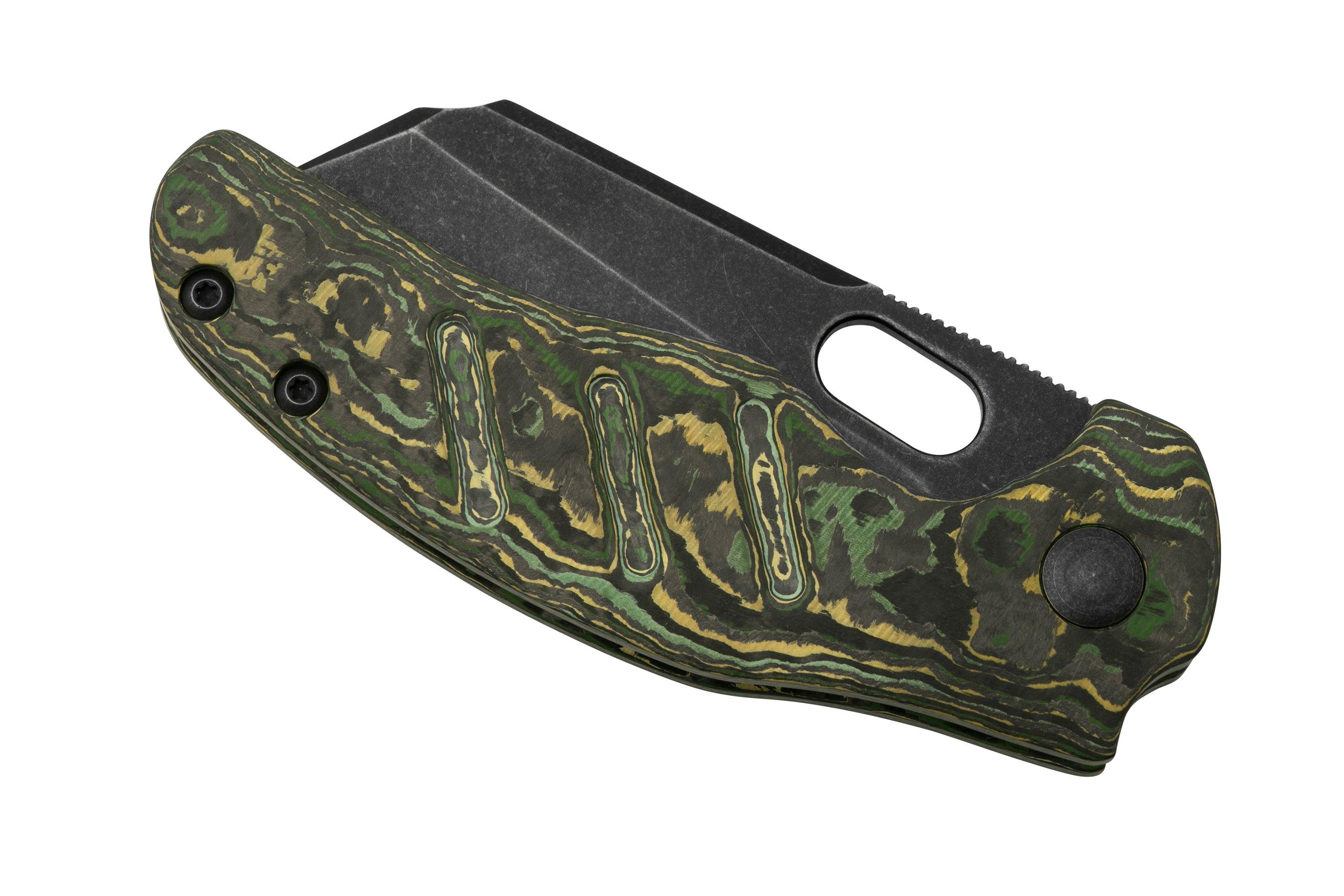 Kizer Mini Sheepdog C01C, KI3488A7, Fat Carbon pocket knife, Chris ...