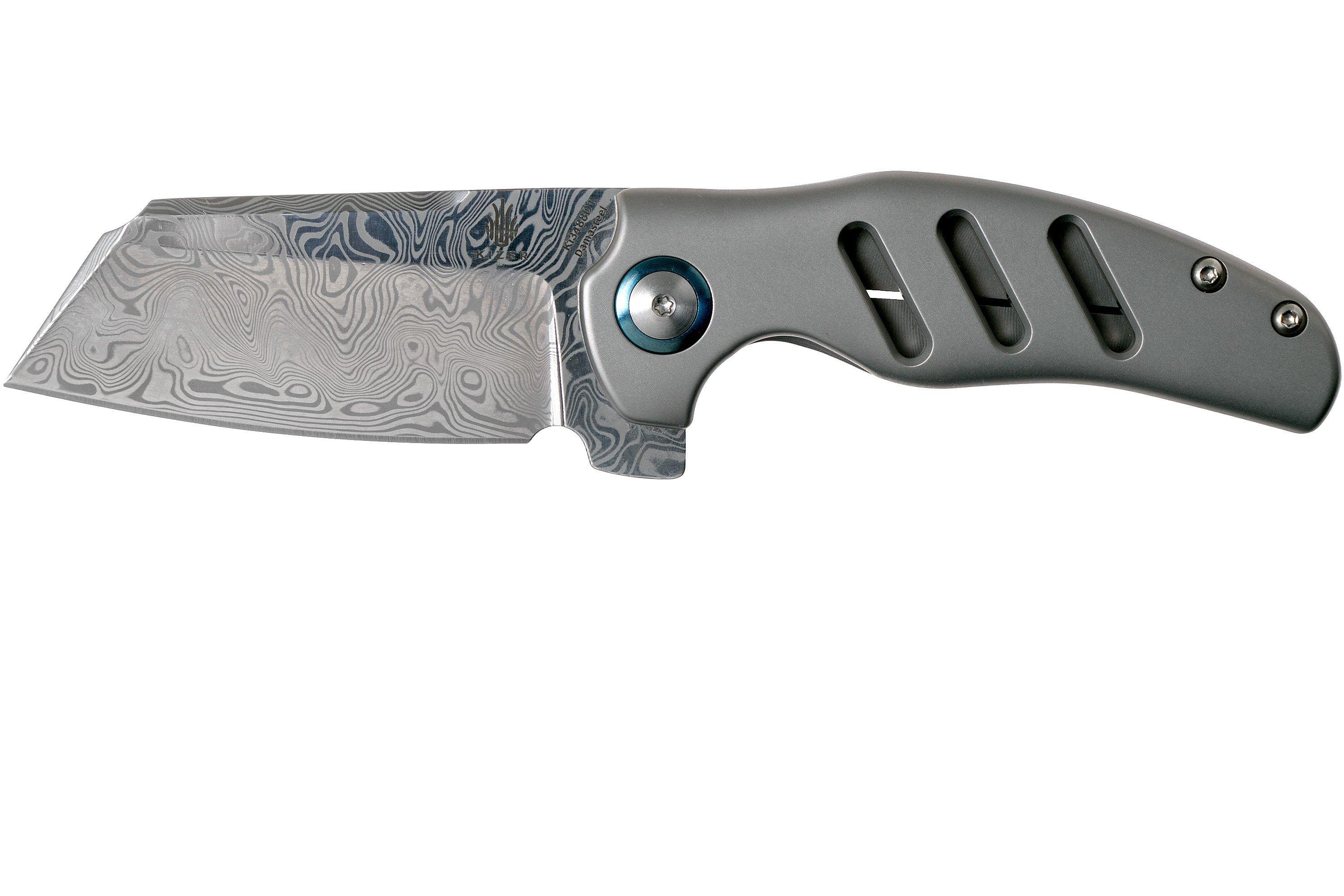 Kizer Mini Sheepdog Vinland Damasteel Ki3488D1 limited edition coltello ...