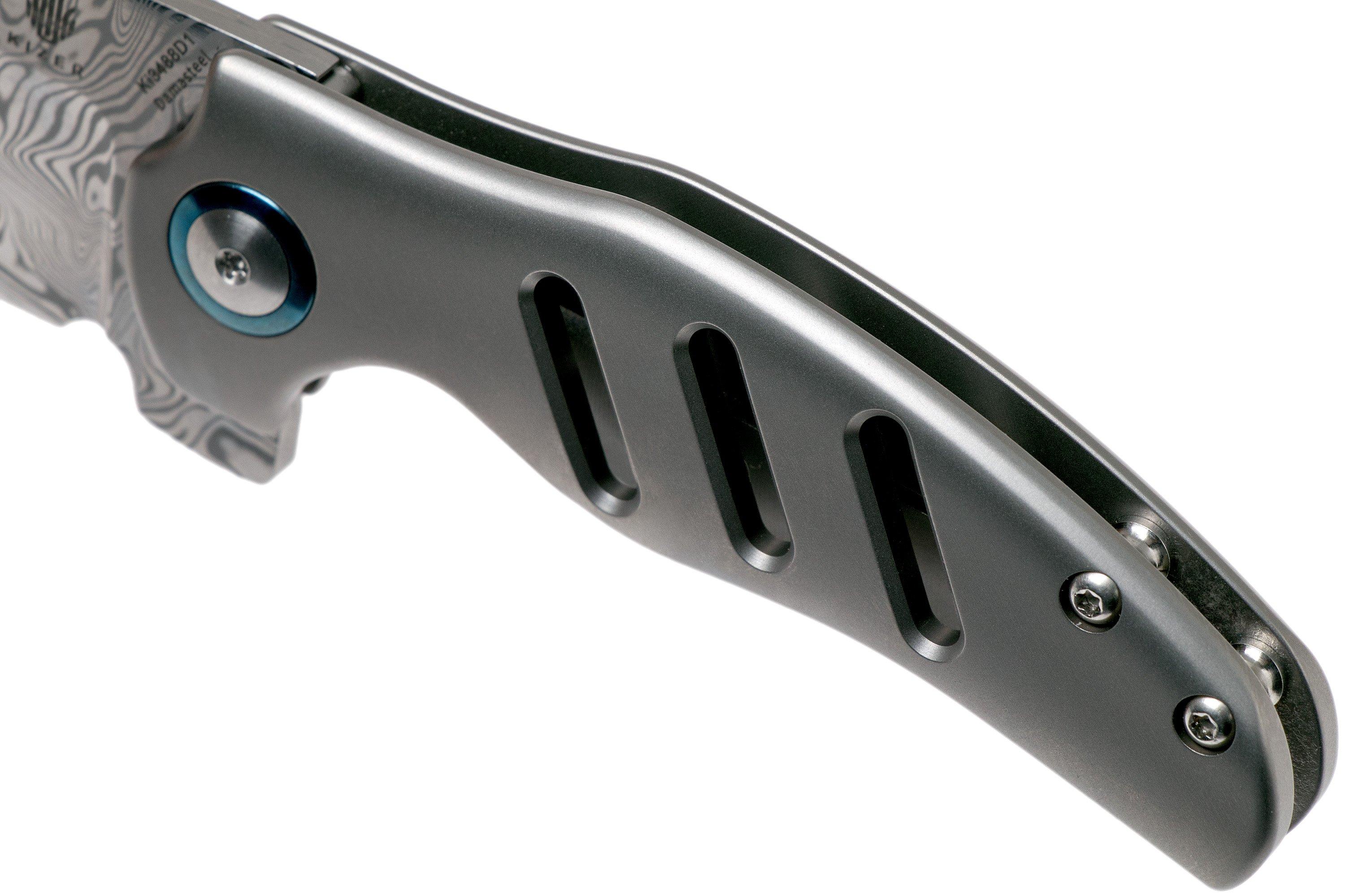 Kizer Mini Sheepdog Vinland Damasteel Ki3488D1 limited edition pocket ...