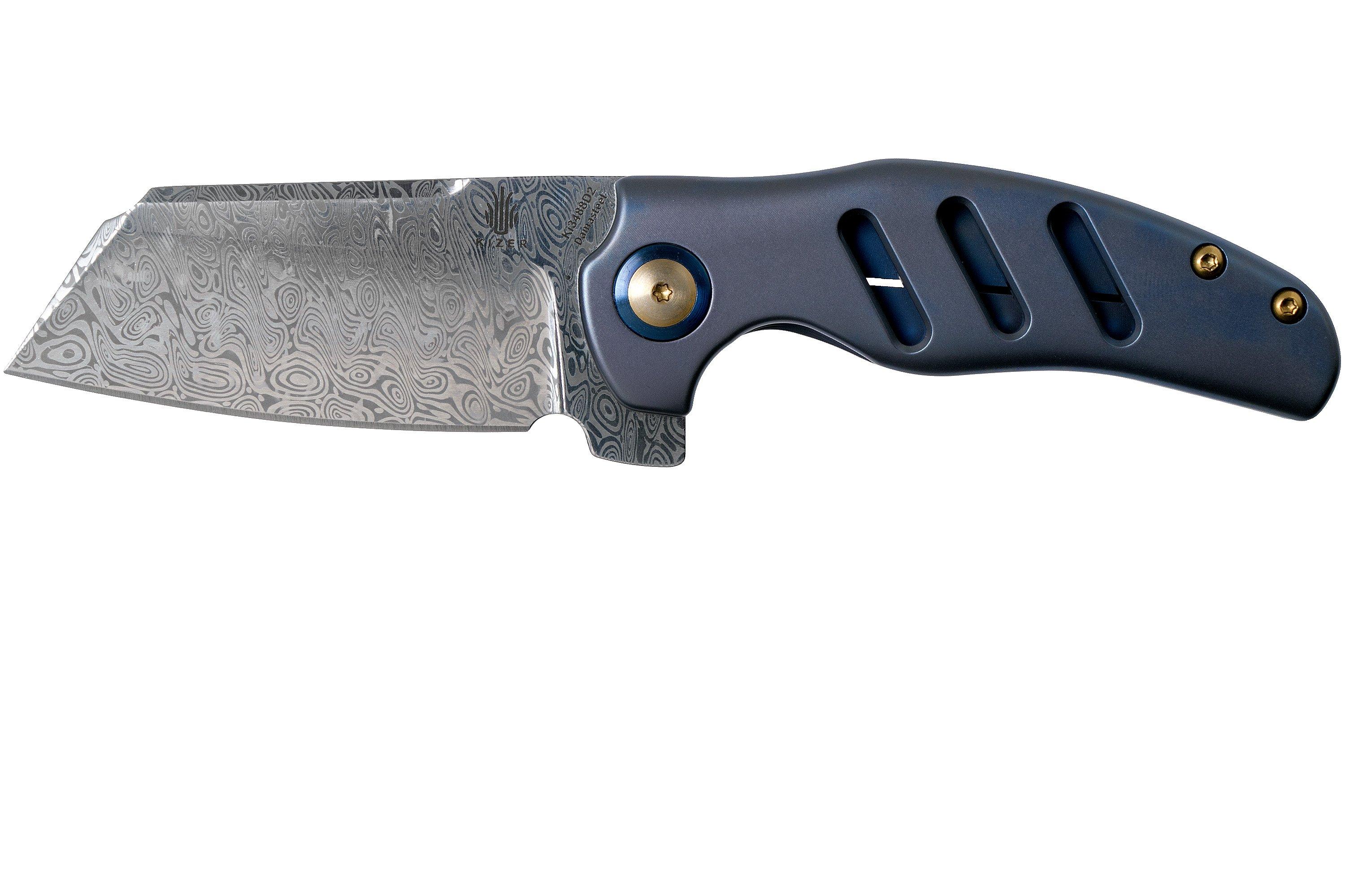Kizer Mini Sheepdog Odin Heim Damasteel Ki3488D2 limited edition pocket ...