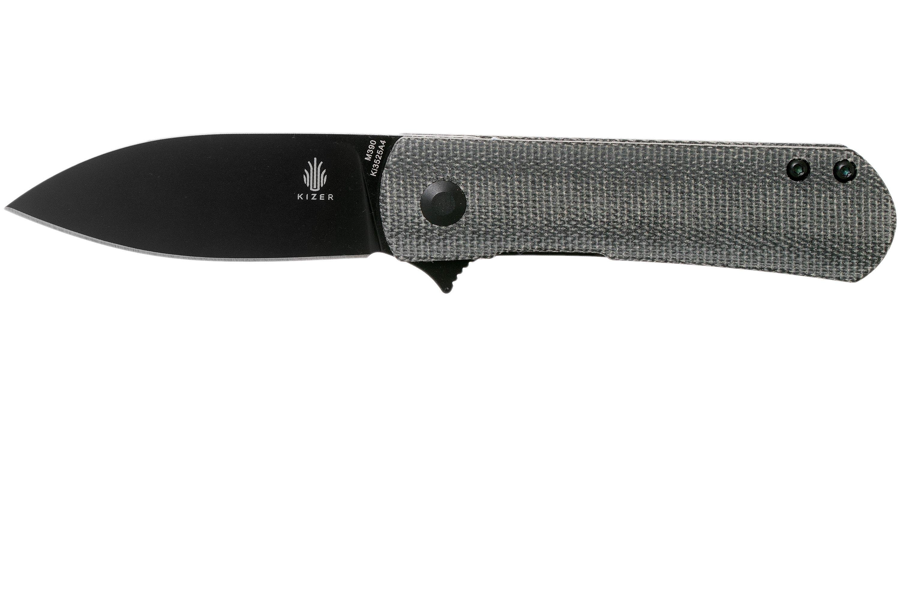 Kizer Yorkie Ki3525A4 Micarta pocket knife, Ray Laconico design ...