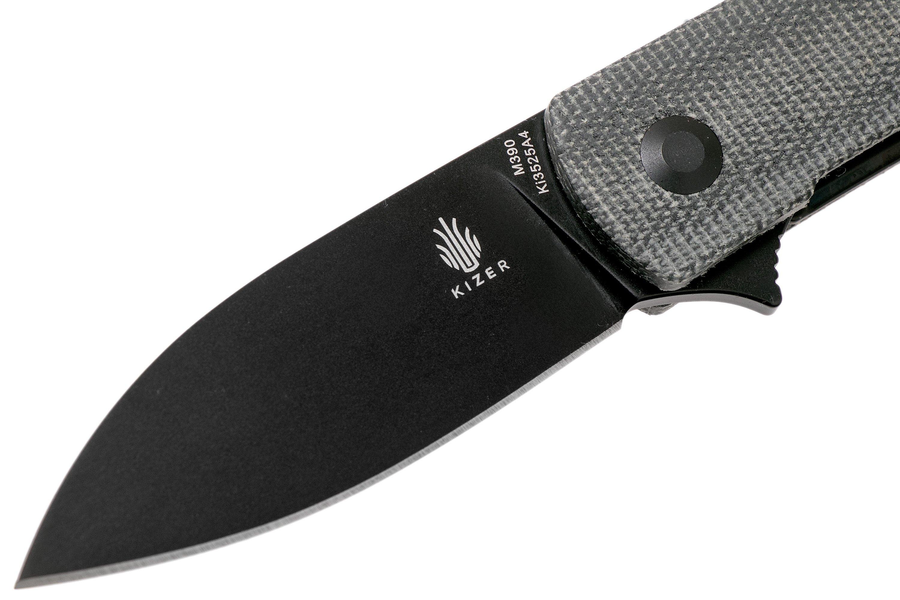 Kizer Yorkie Ki3525A4 Micarta zakmes, Ray Laconico design | Voordelig ...