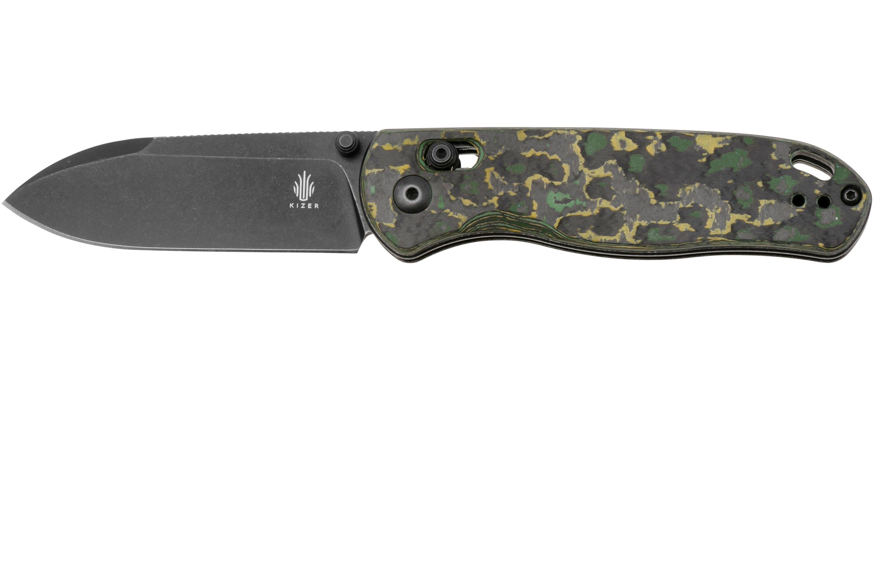 Kizer Drop Bear KI3619A1 Black 20CV, Toxic Storm Fatcarbon, pocket ...