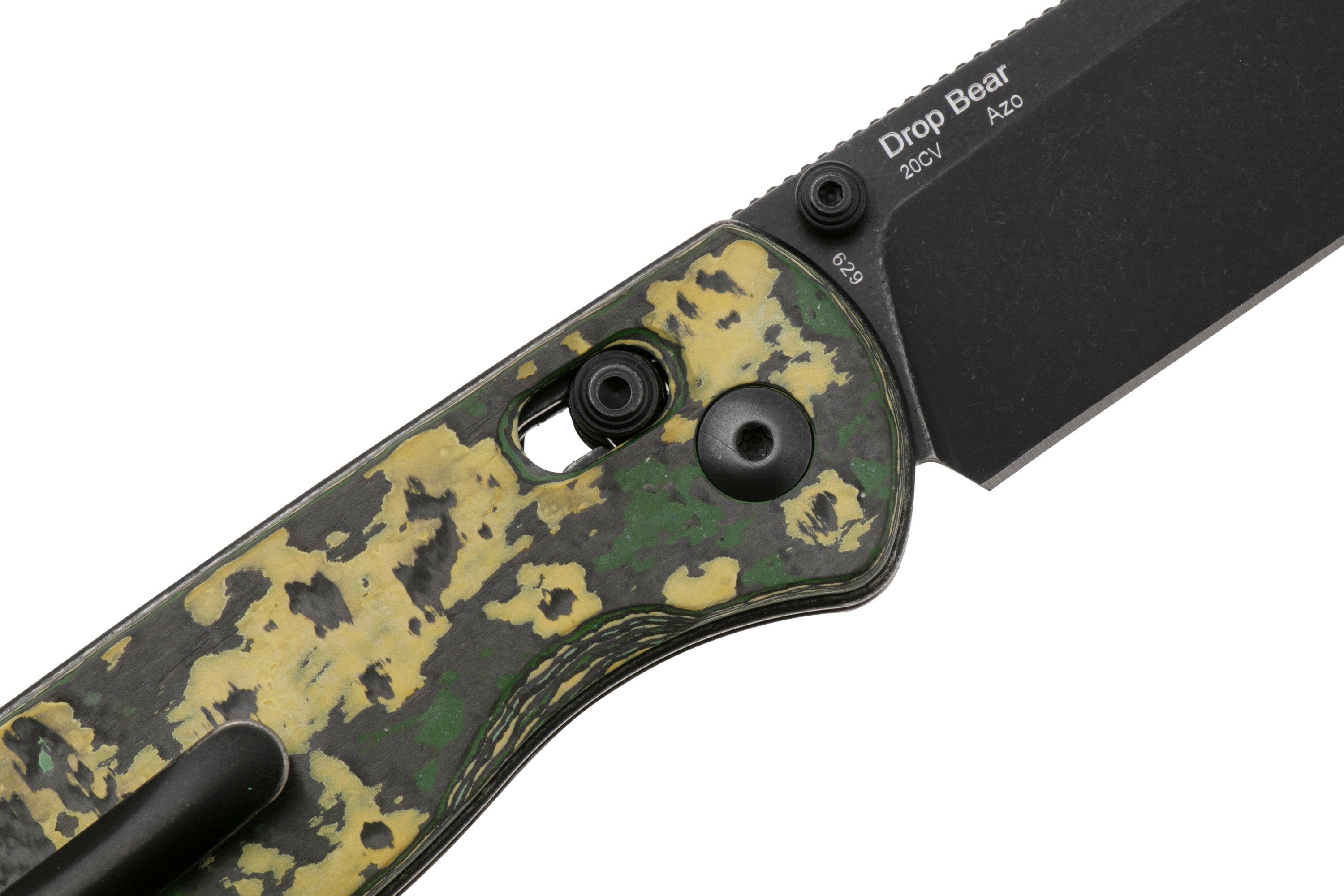 Kizer Drop Bear KI3619A1 Black 20CV, Toxic Storm Fatcarbon, pocket ...