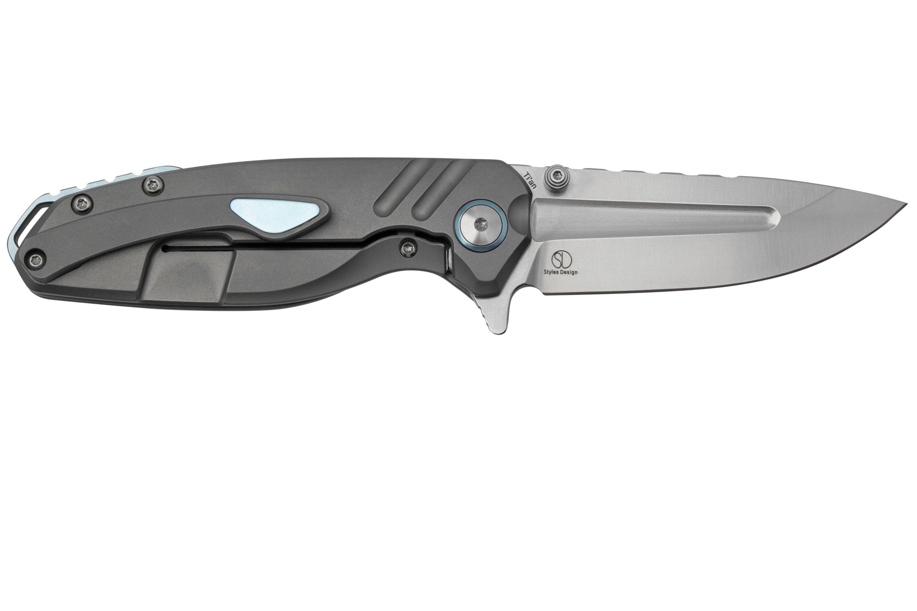 Kizer Ti'an KI3624A1, S35VN, Titanium, pocket knife, Jonathan Style ...