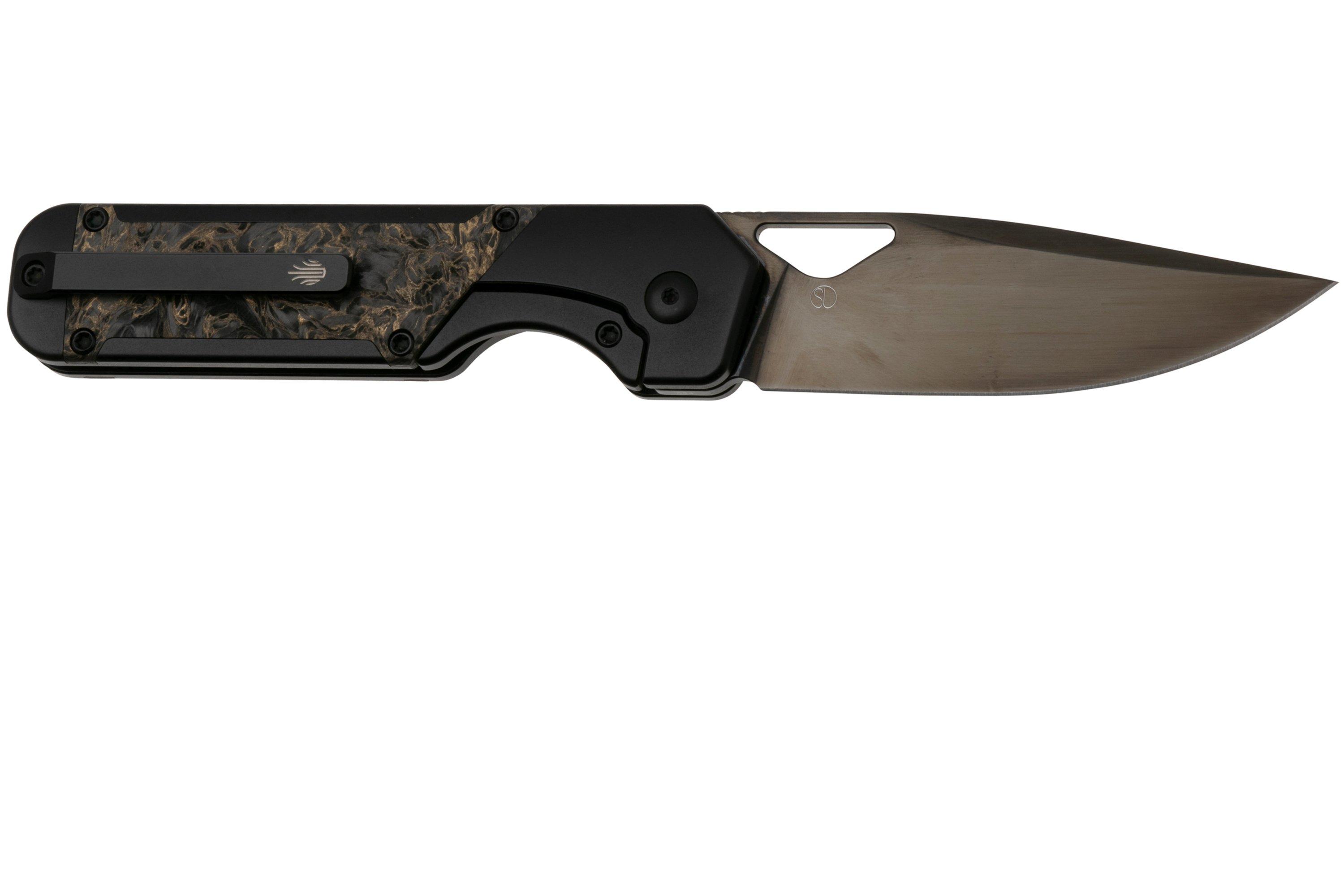 Kizer Militaw KI3634A3 Black S45VN, Contoured Black Titanium & Dark ...