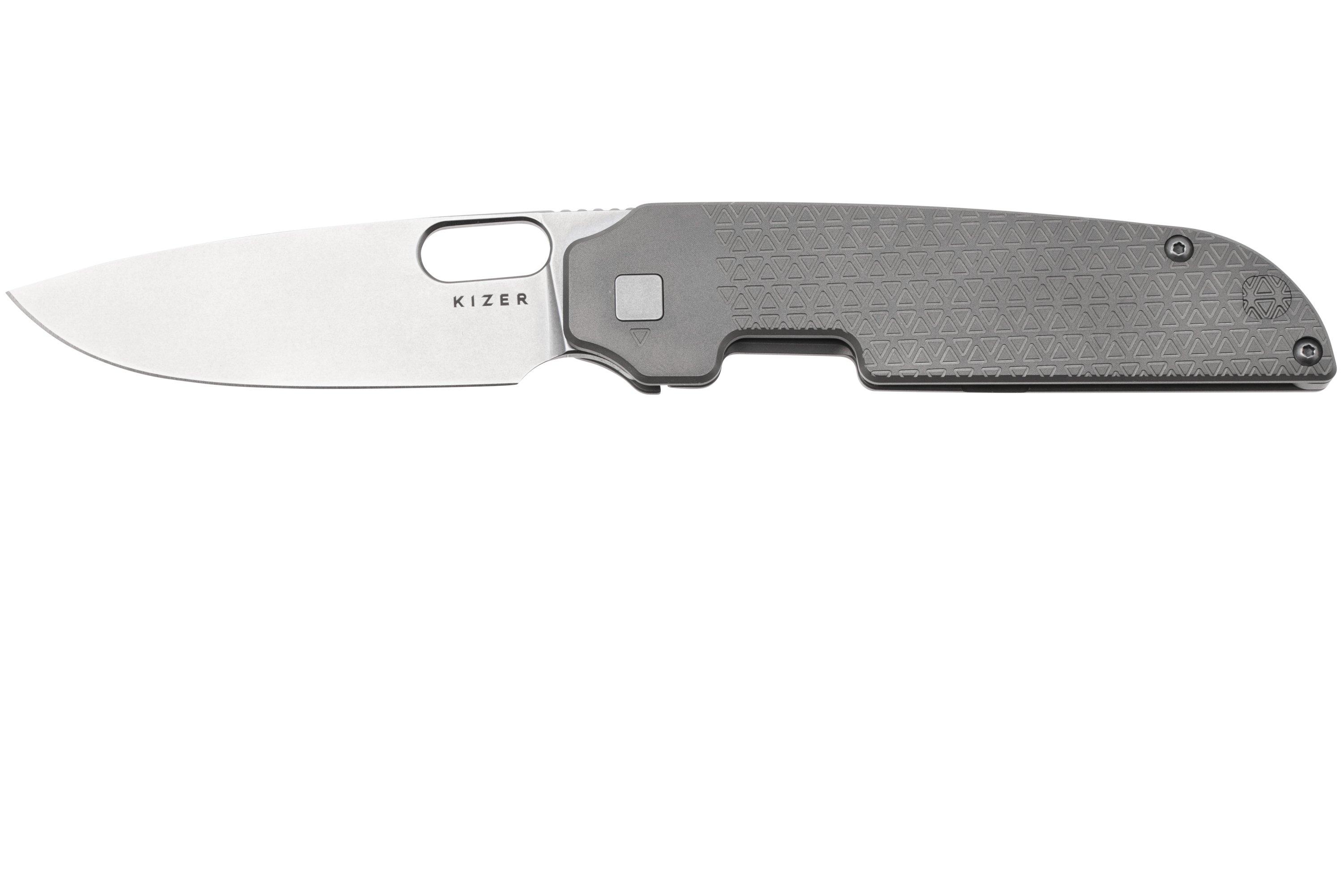 Kizer Varatas KI3637A1 S35VN, Titanium, pocket knife, Jacob Lundquist ...
