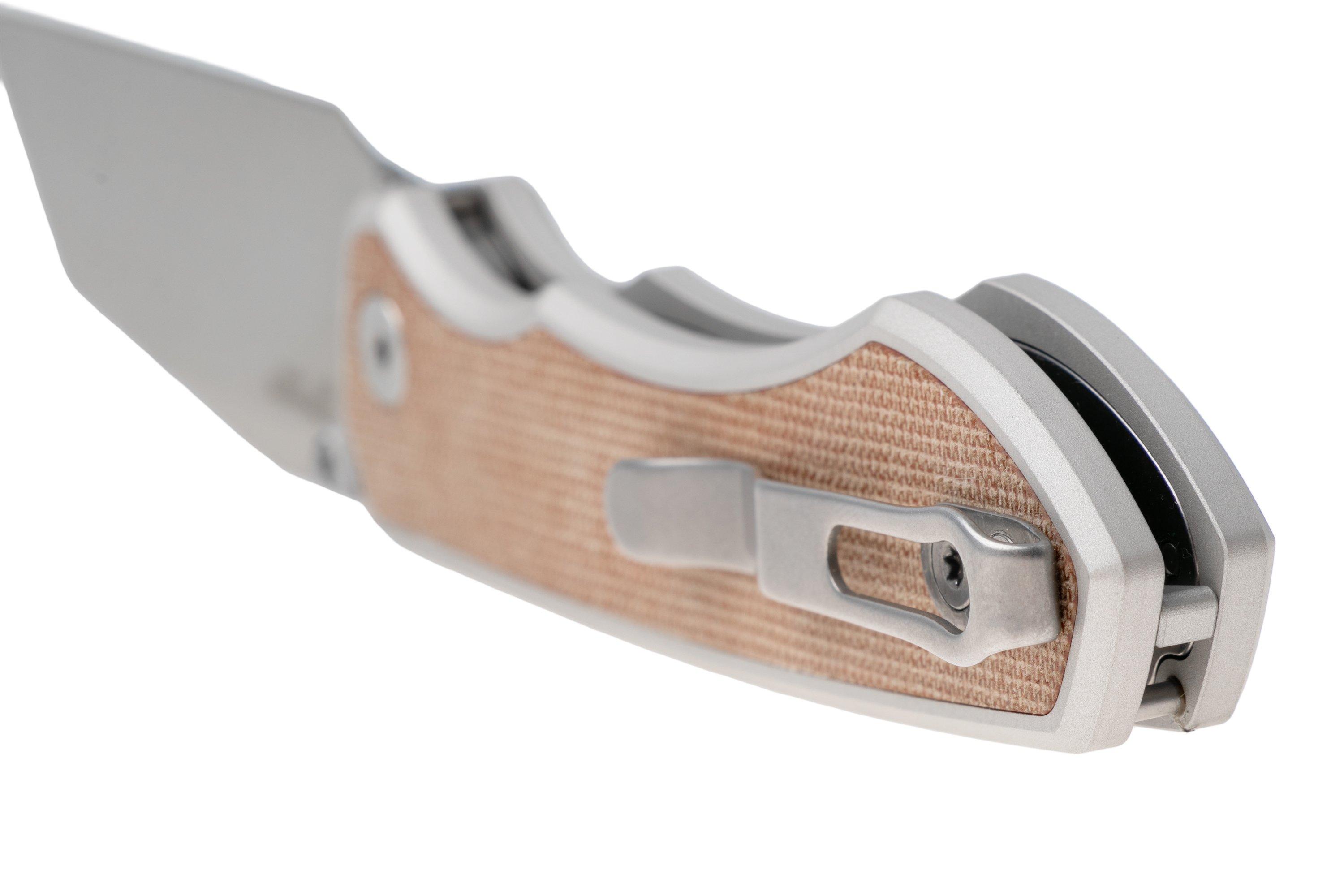 Kizer Wharning KI3738A1 Satin S45VN, Aluminum Norplex UltreX Micarta ...