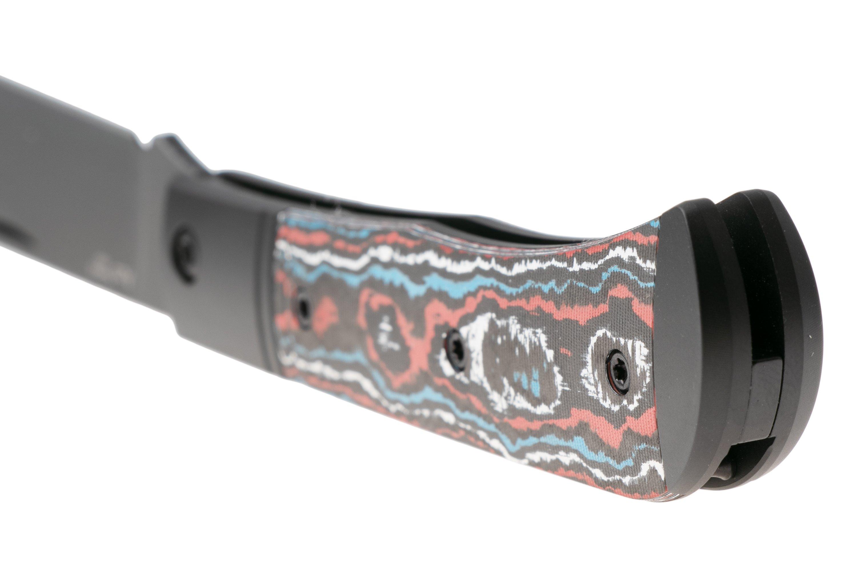 Kizer Trestle D Ki3760A1 Matt DLC Ultra S90V, Black Aluminum & 'Snow ...