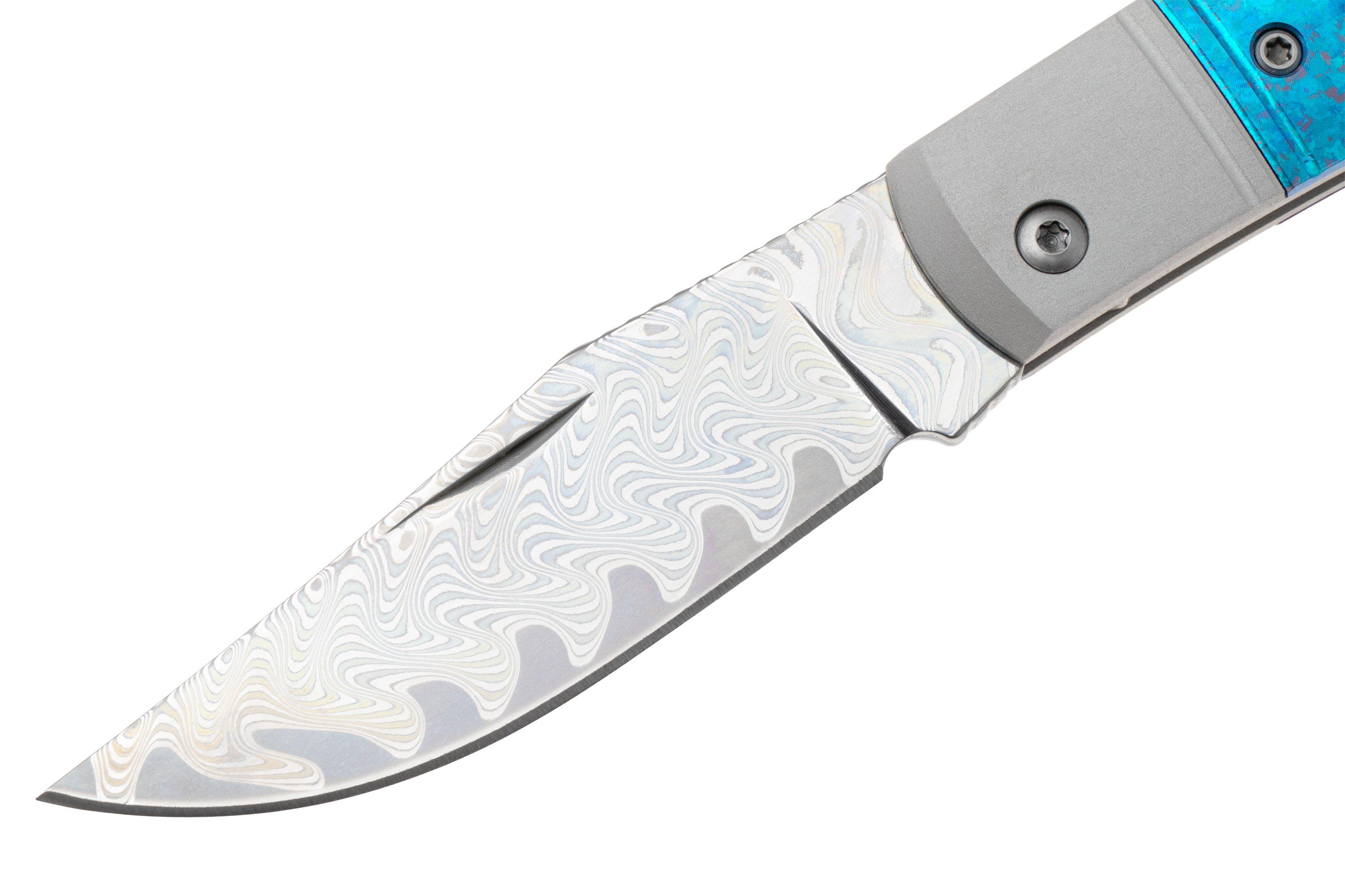 Kizer Trestle KI3761A4 Acid Washed Feather Damascus, Aluminum With ...