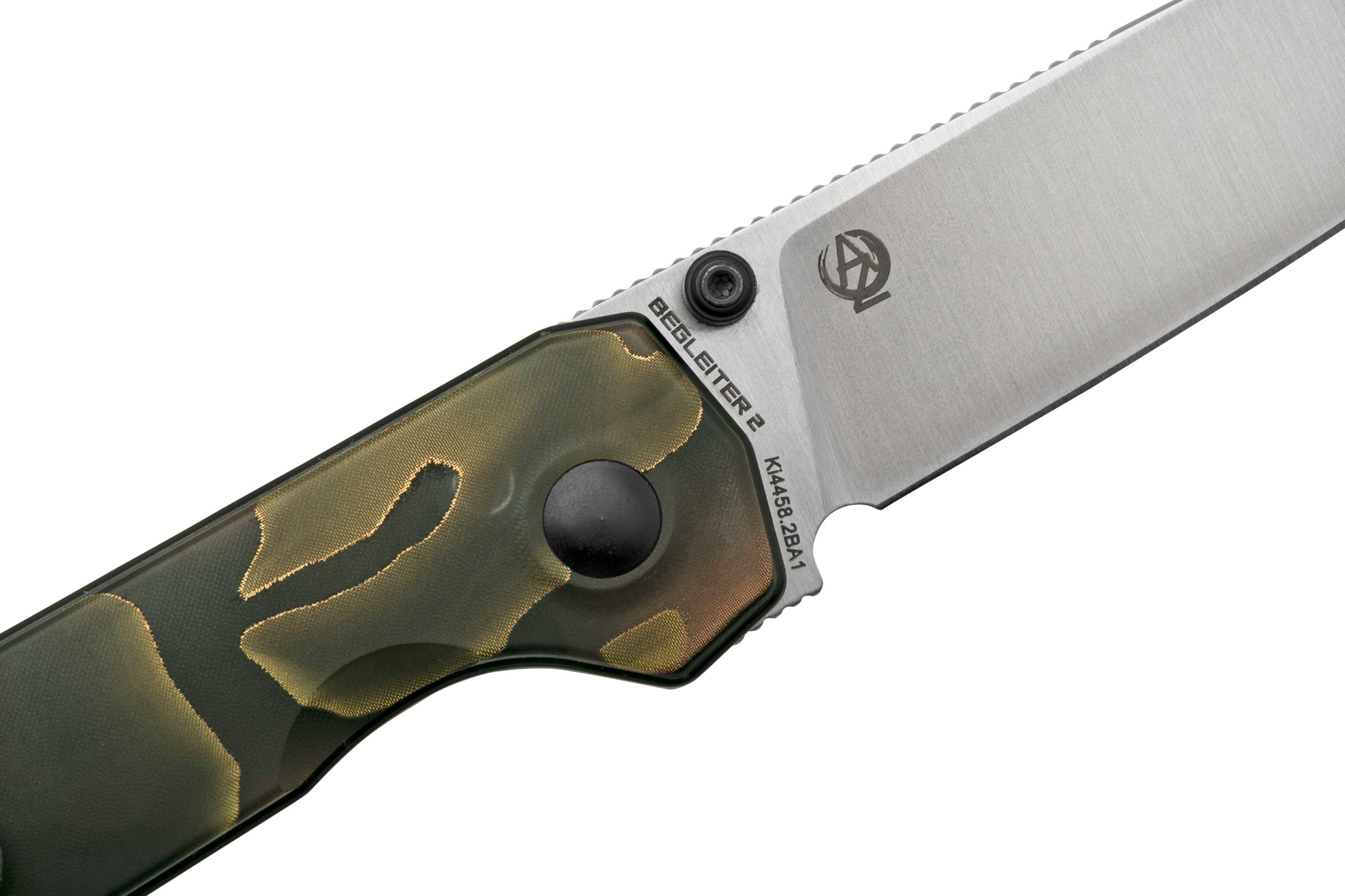 Kizer Begleiter 2, KI4458.2BA1, Raffir Noble, S35VN pocket knife, Azo ...