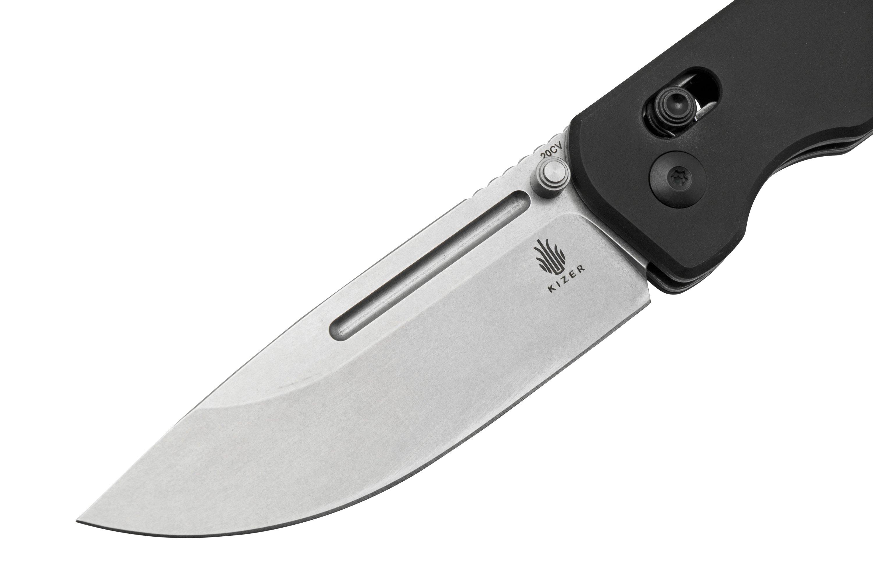 Kizer Escort, KI4481A1, CPM 20CV, Aluminium pocket knife, Dirk ...