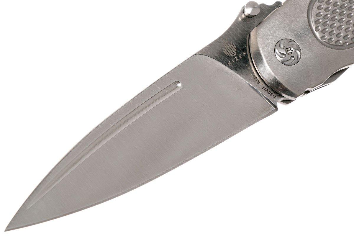 Kizer Wakulla DP Ki4497A1 Droppoint pocket knife, Steve Jernigan design ...
