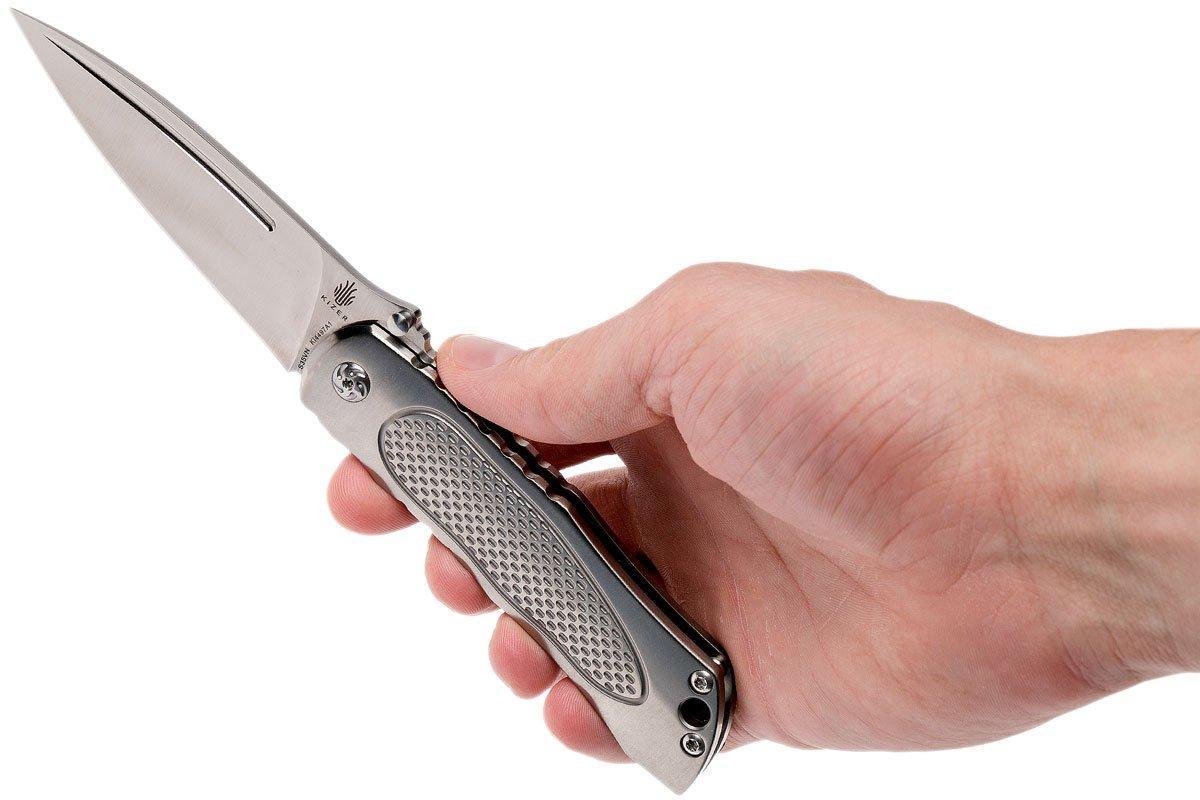 Kizer Wakulla DP Ki4497A1 Droppoint pocket knife, Steve Jernigan design ...