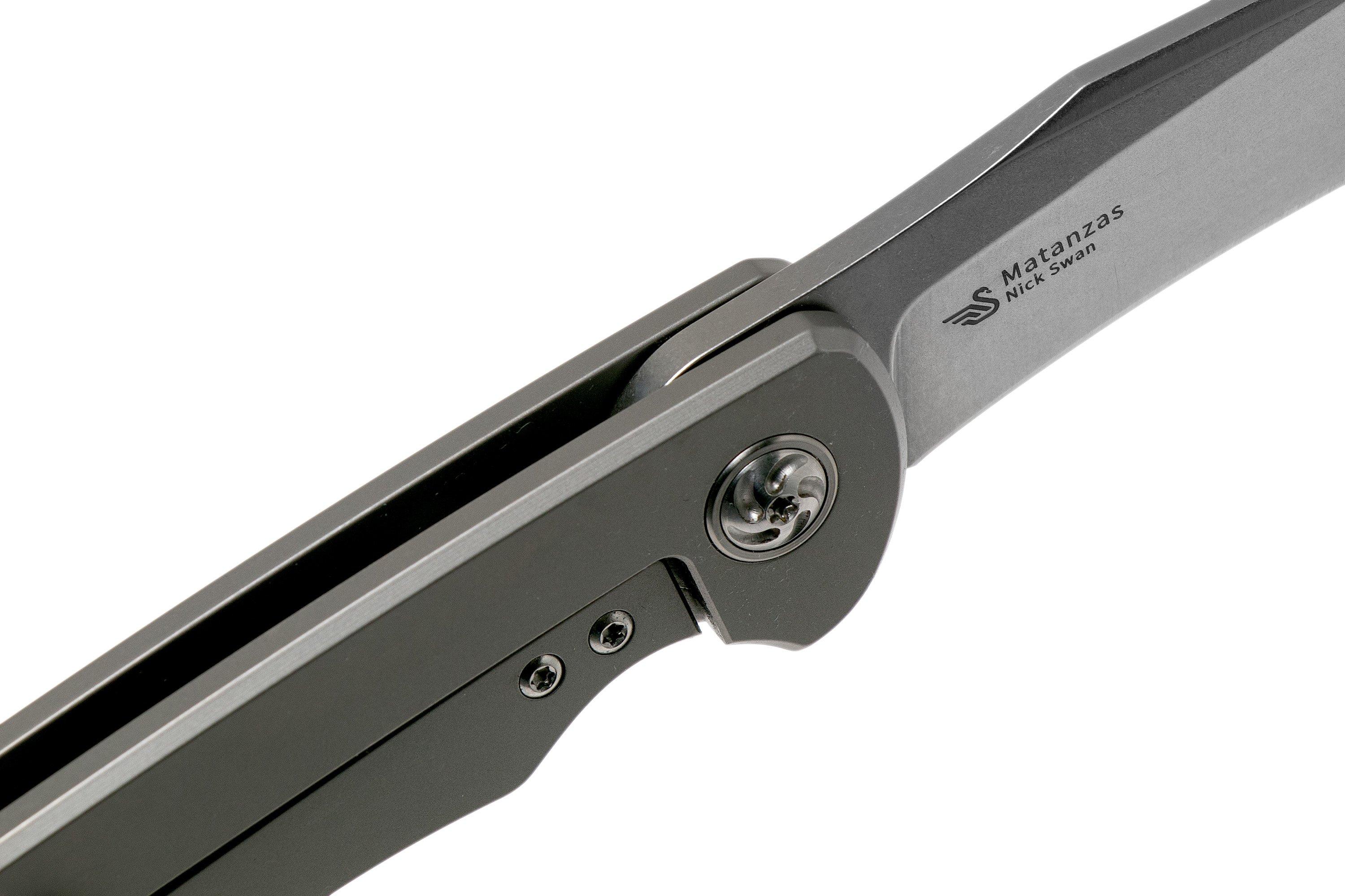 Kizer Matanzas Ki4510A4 Tanto Micarta pocket knife, Nick Swan design ...