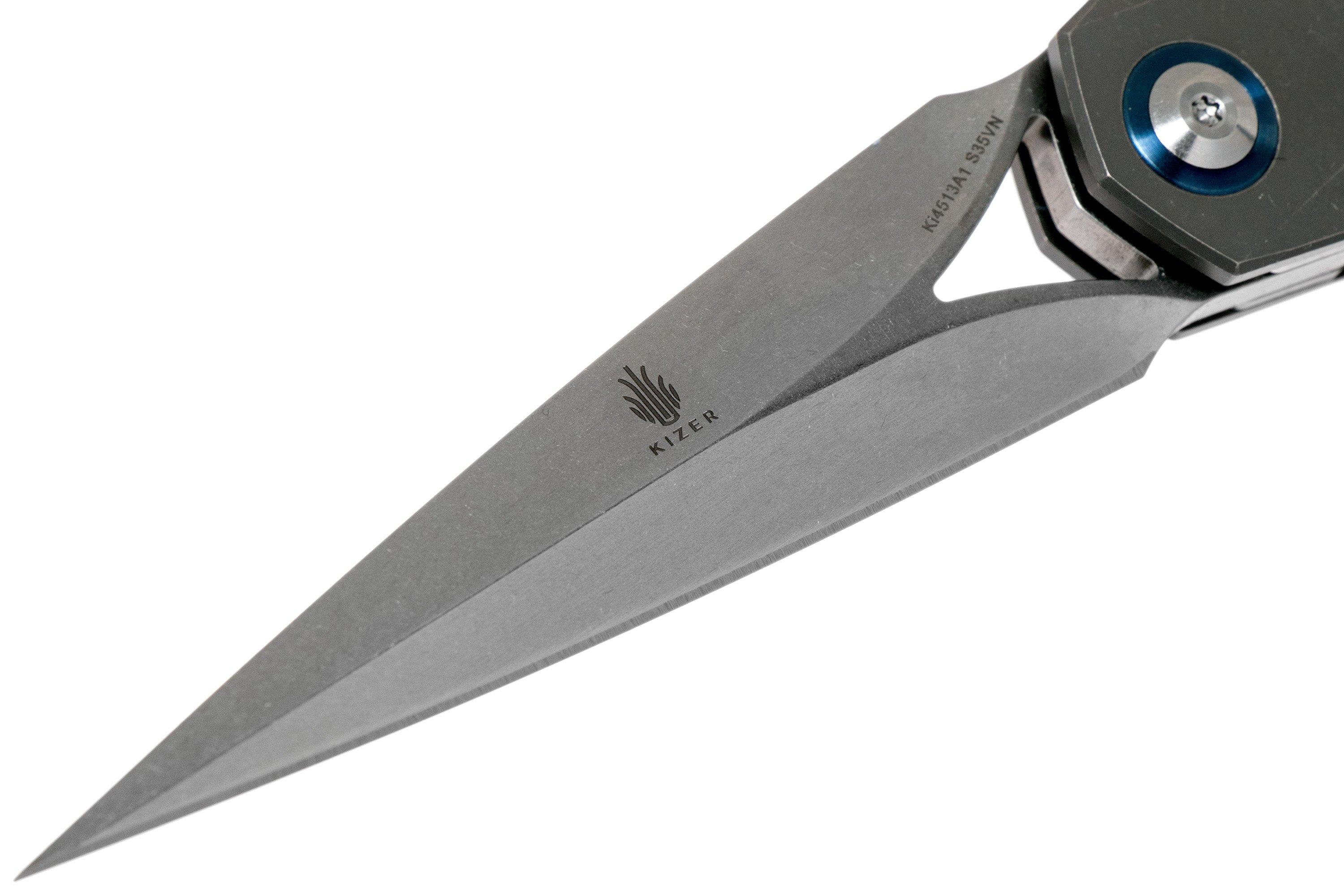 Kizer Söze Ki4513A1 pocket knife, Elijah Isham design | Advantageously ...