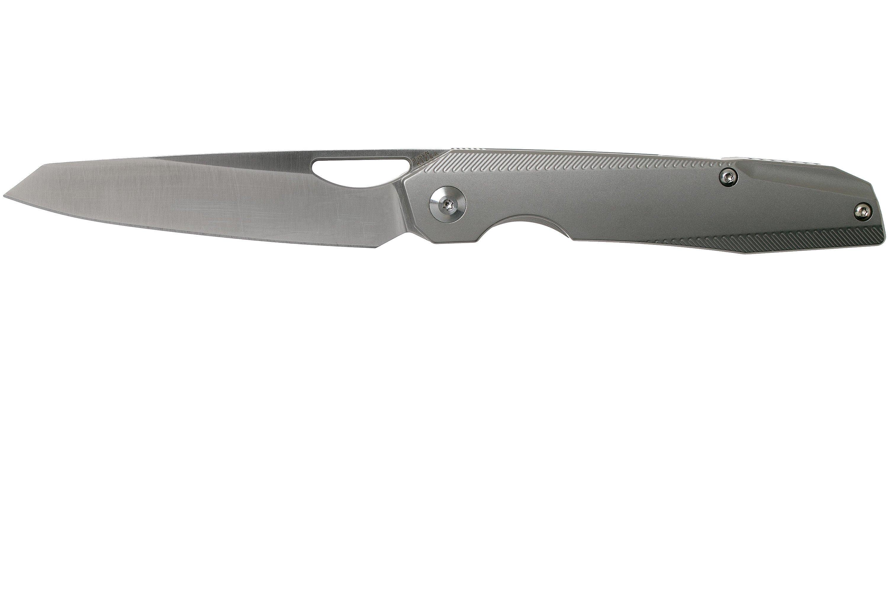 Kizer Genie Ki4545A1 Titanium pocket knife, Gage design ...