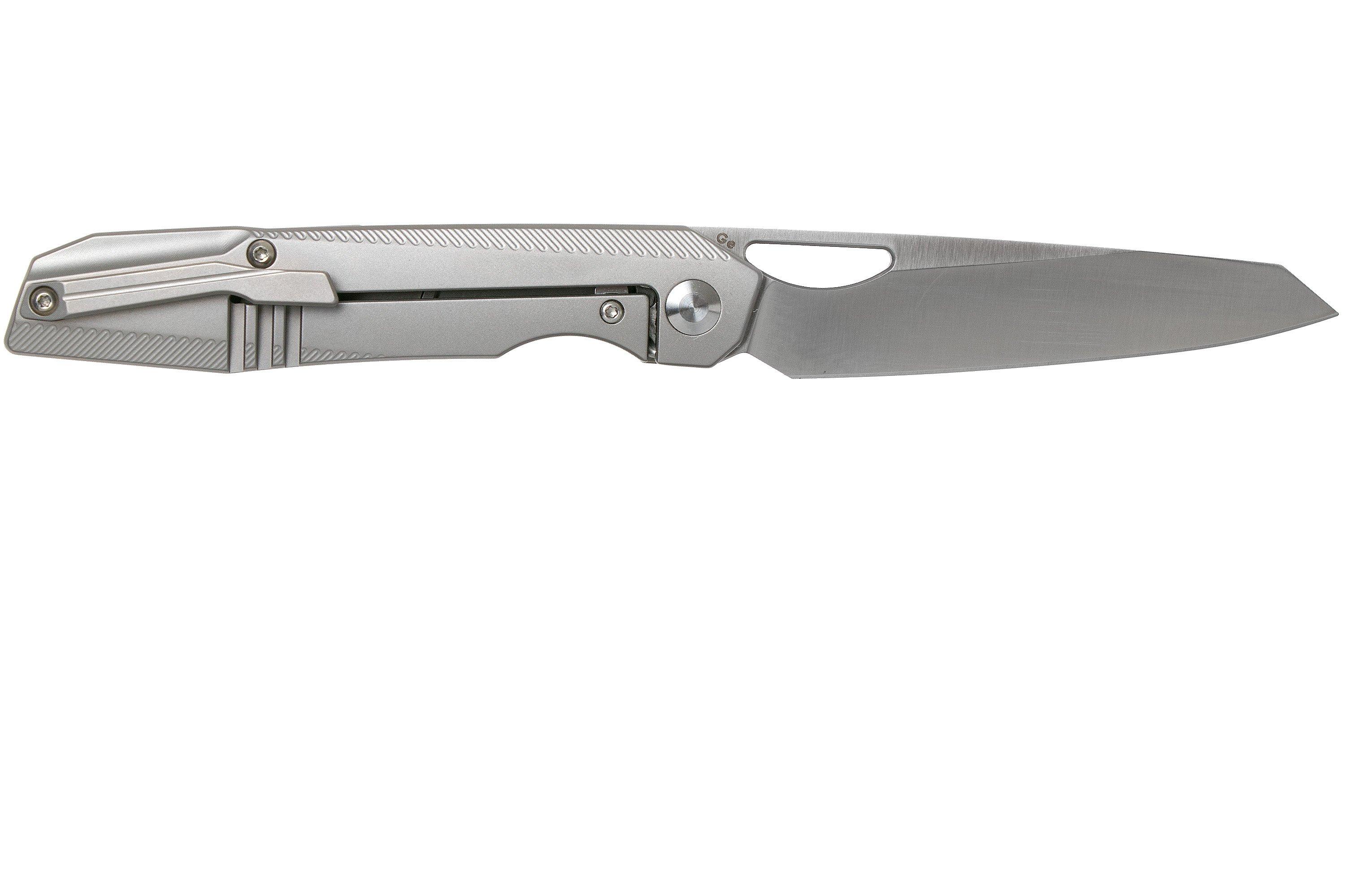 Kizer Genie Ki4545A1 Titanium pocket knife, Gage design ...