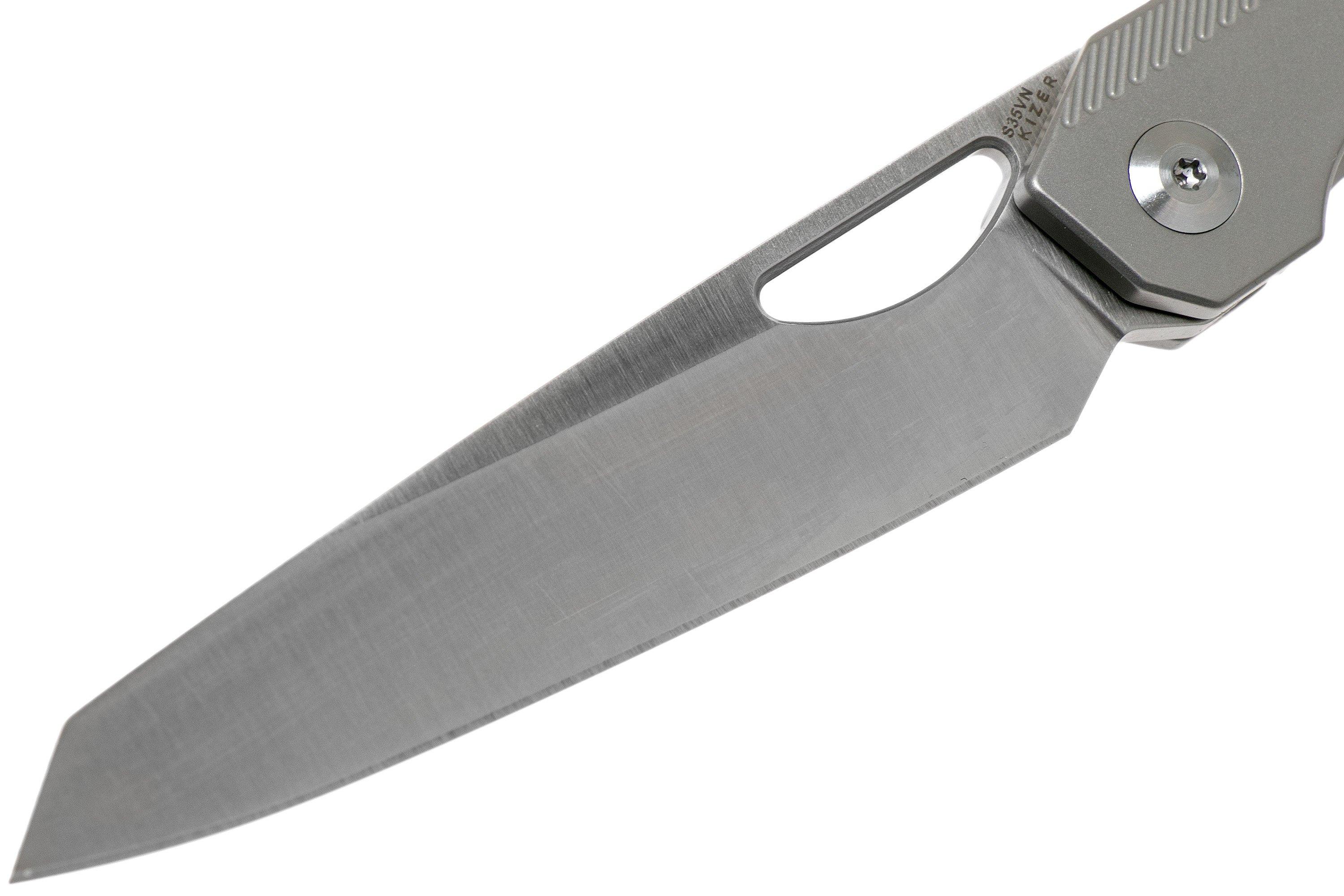 Kizer Genie Ki4545A1 Titanium pocket knife, Gage design ...