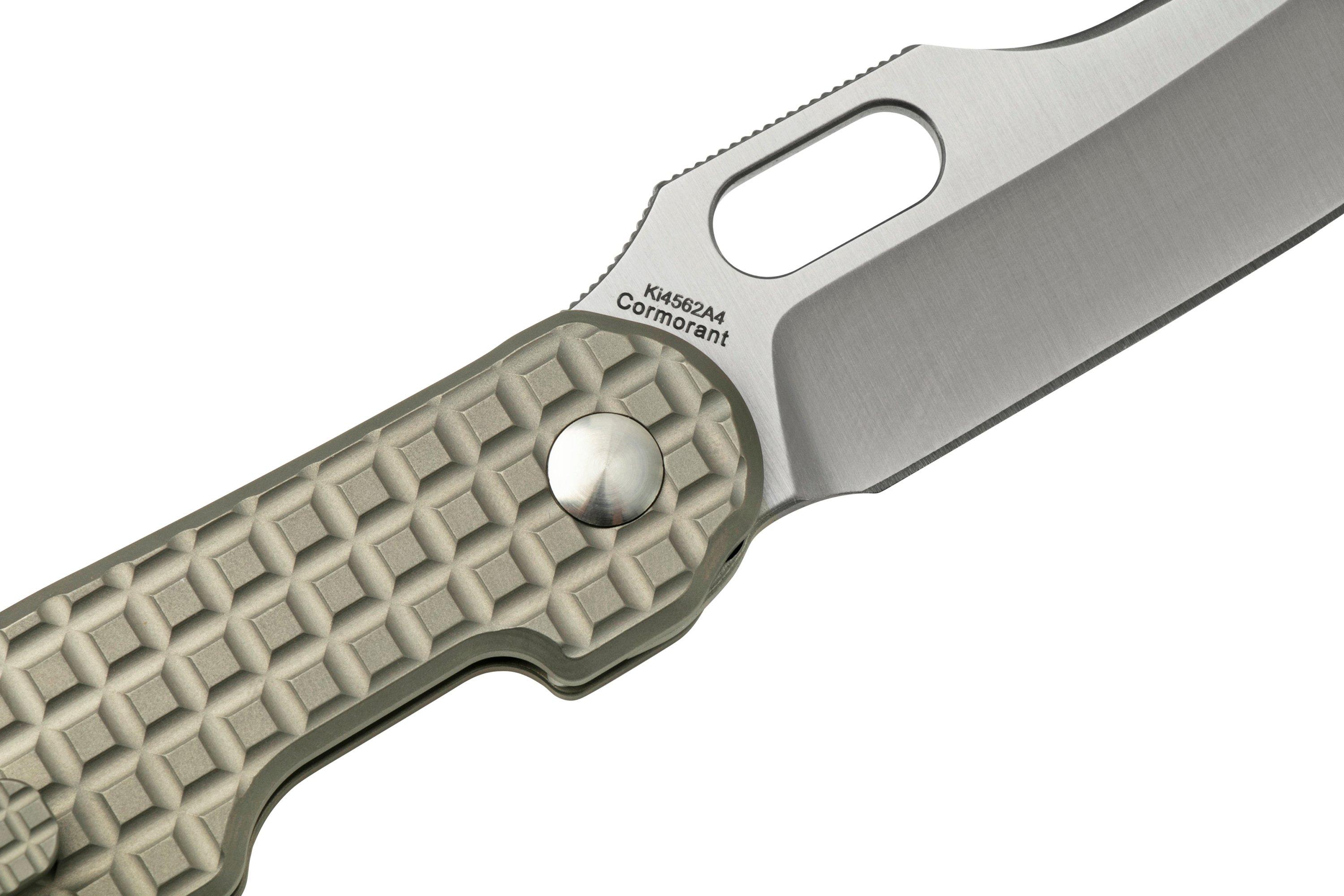 Kizer Cormorant Button Lock Ki4562A4, 20CV Titanium, pocket knife ...