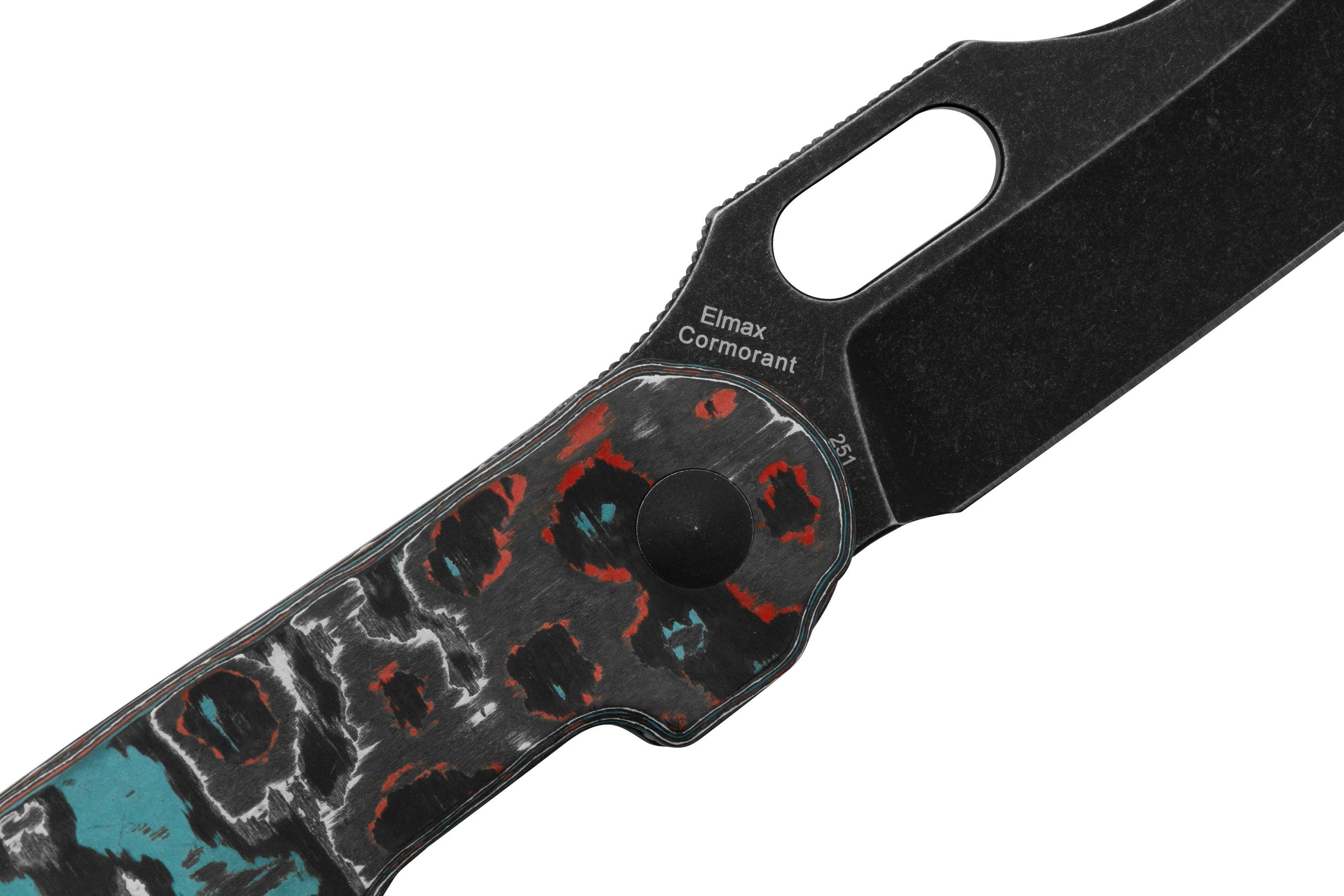 Kizer Cormorant Button Lock KI4562A6, 20CV Titanium, pocket knife ...