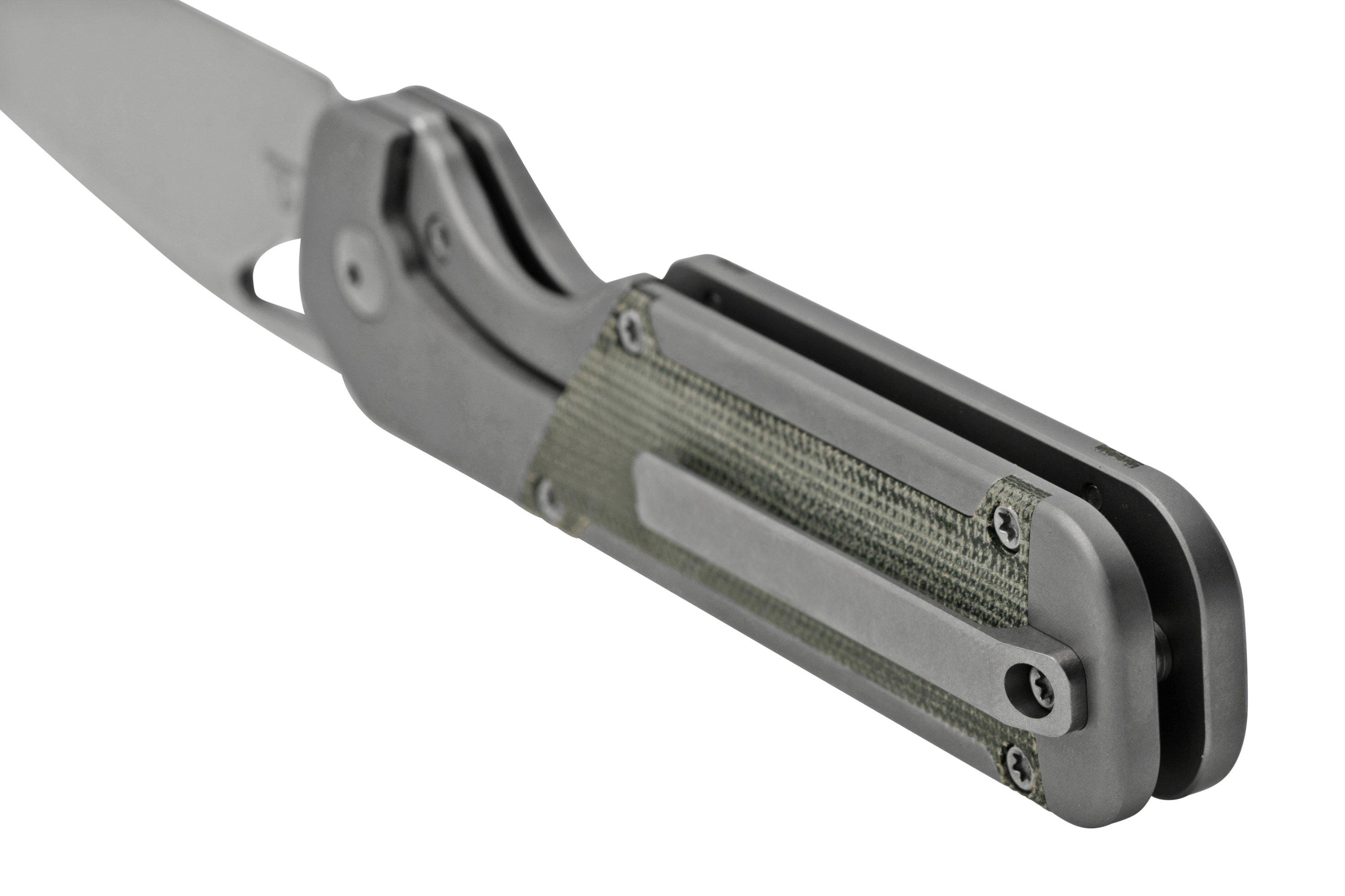 Kizer Militaw Ki3634A1, S35VN, Titanium Micarta, pocket knife, Jonathan ...