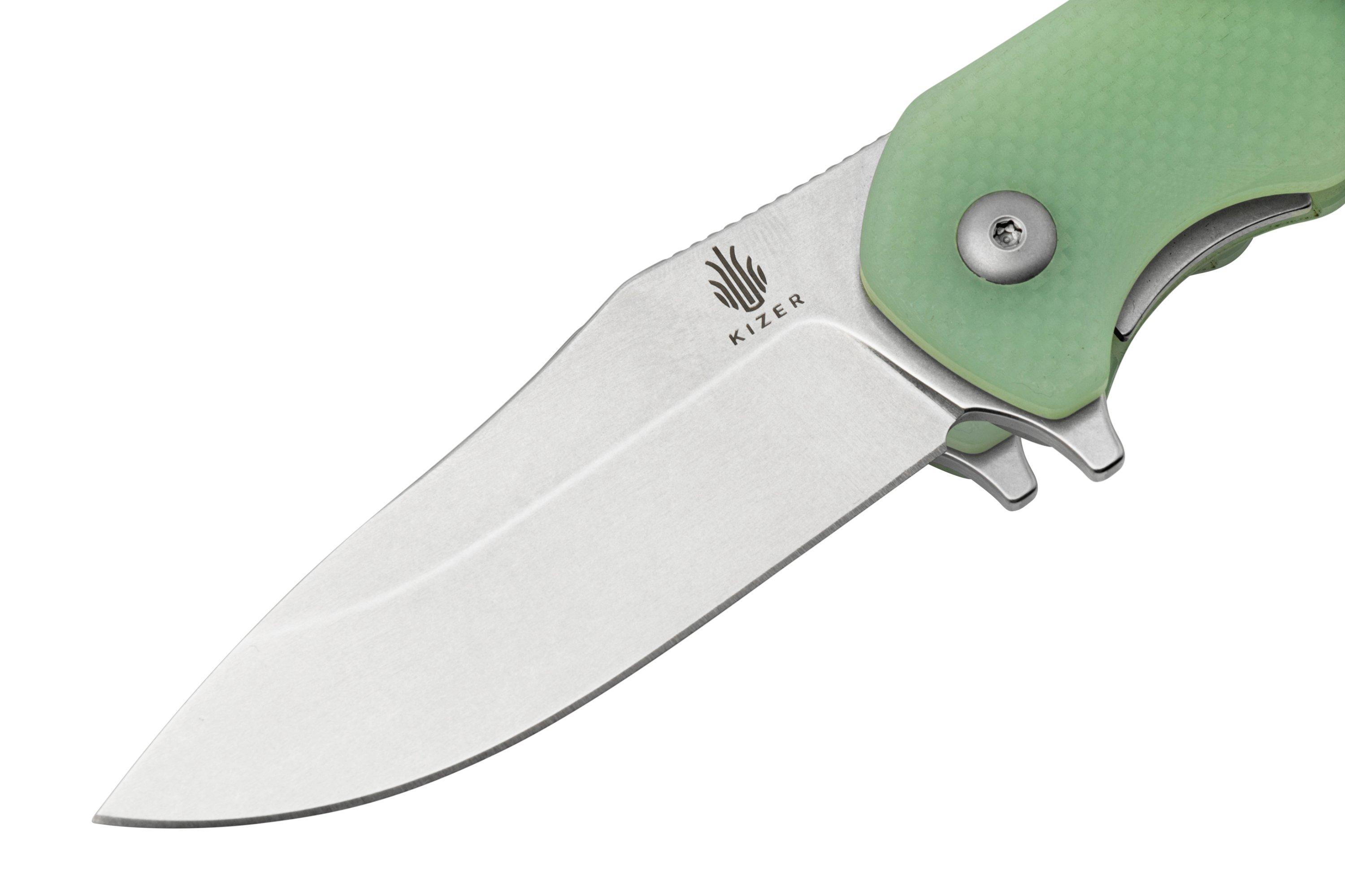 Kizer Yacht L3004A1 Natural Jade G10, zakmes | Voordelig kopen bij ...