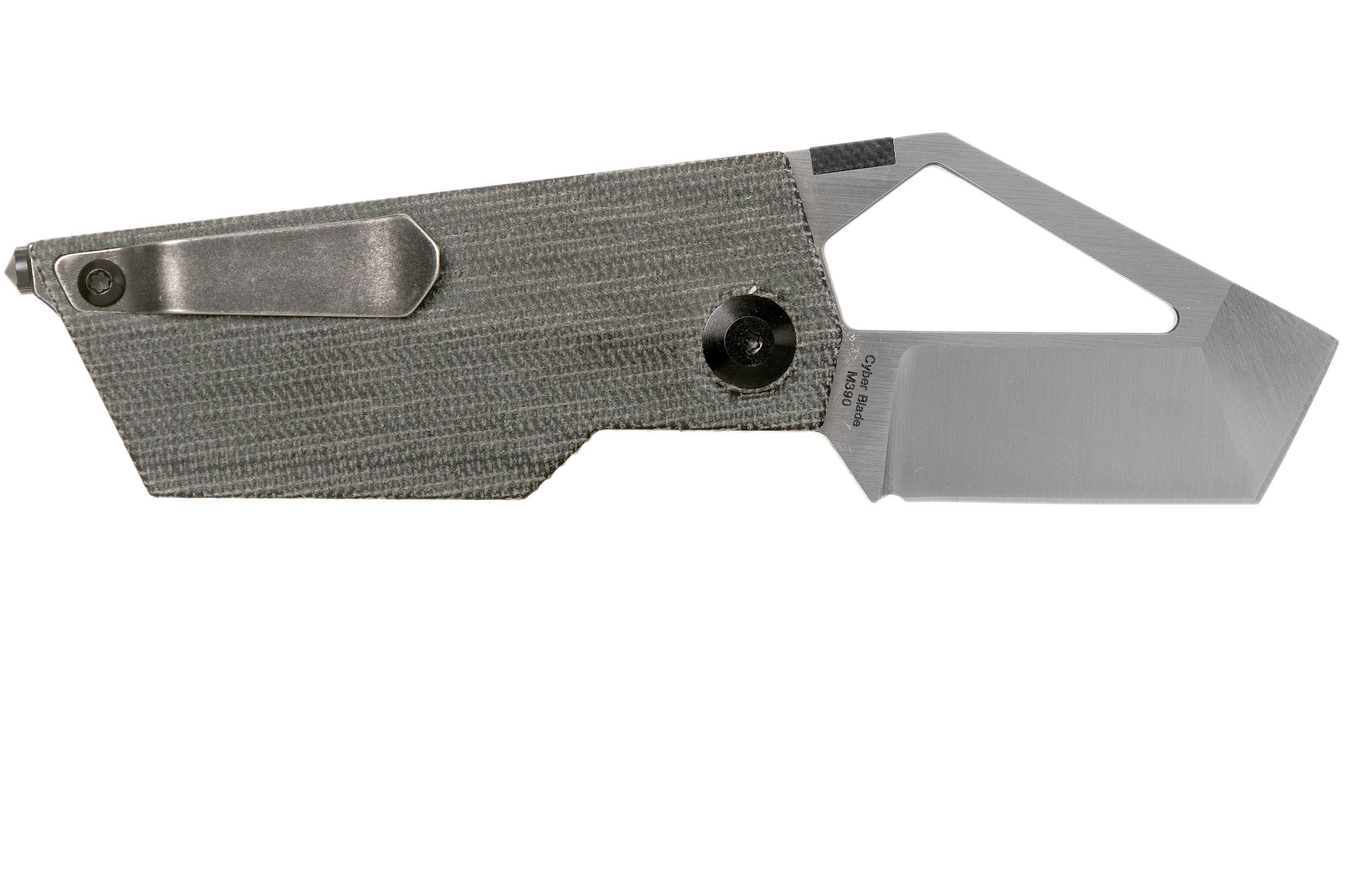 Kizer Cyber Blade V2563A3 M390, micarta, pocket knife, Yue design ...