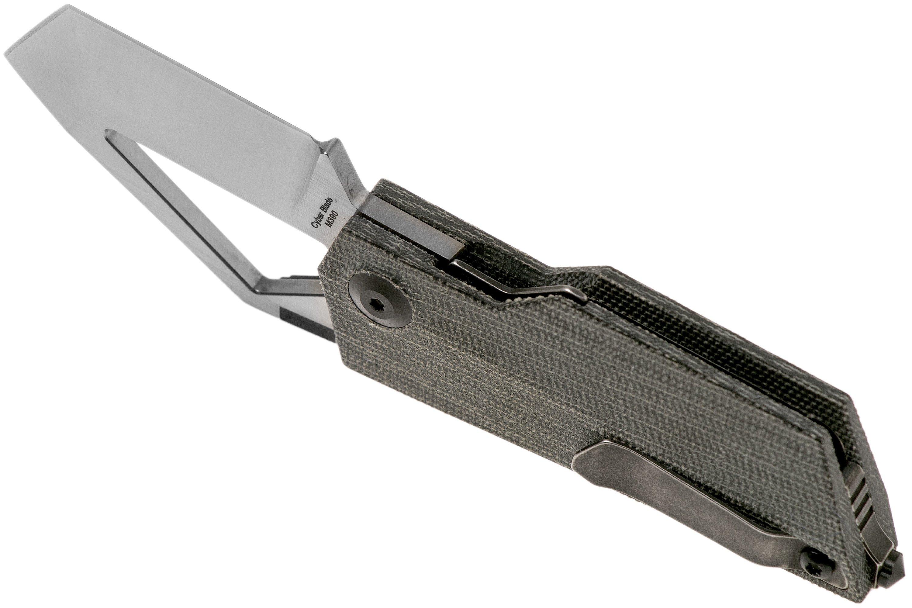 Kizer Cyber Blade V2563A3 M390, micarta, pocket knife, Yue design ...