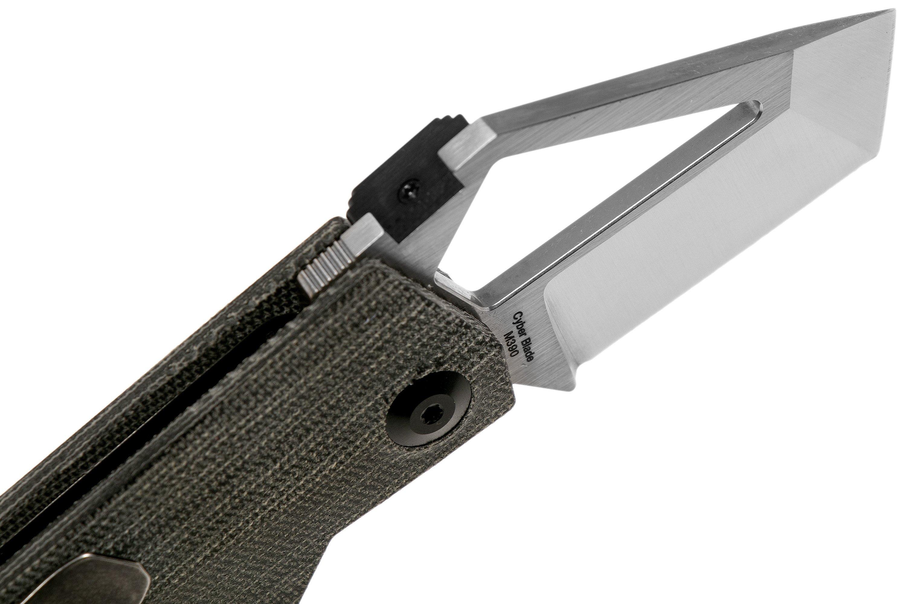 Kizer Cyber Blade V2563A3 M390, micarta, pocket knife, Yue design ...