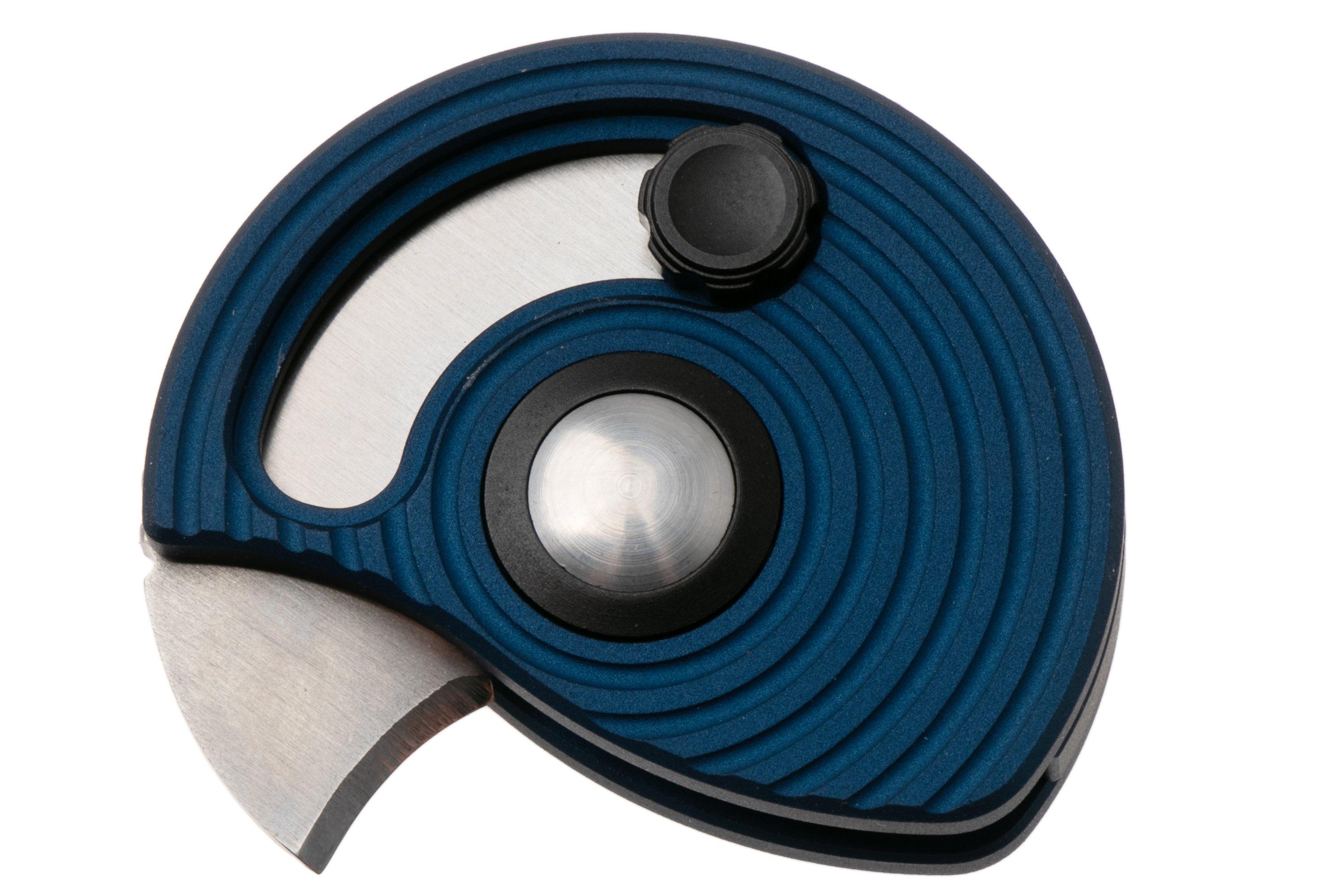 Kizer Vanguard Snail-Trail V2757A2 Satin AEB-L, Blue Aluminium, zakmes ...
