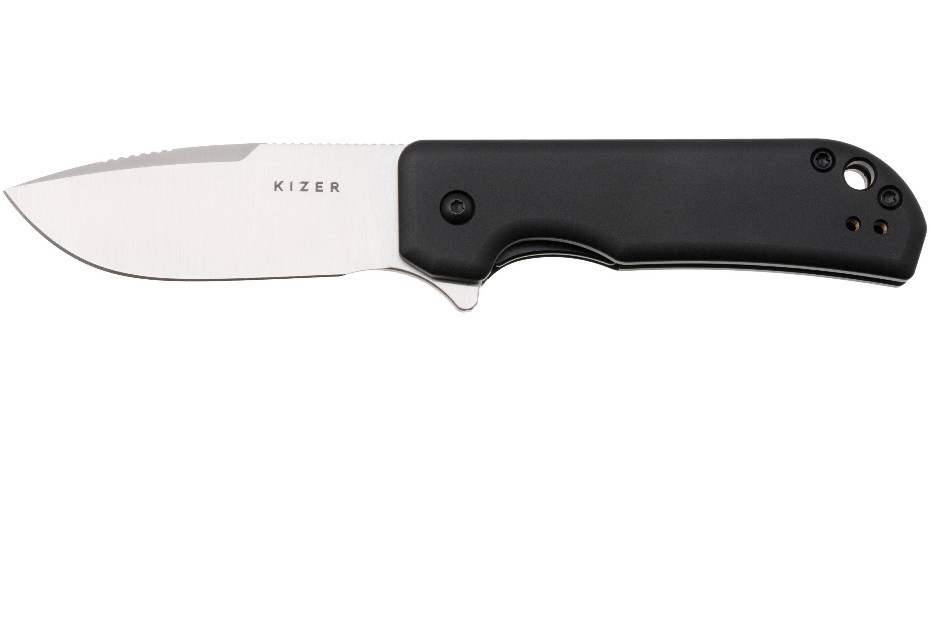 Kizer Vanguard Nice Guy V3011A2 Satin Nitro-V, Black Aluminium, pocket ...