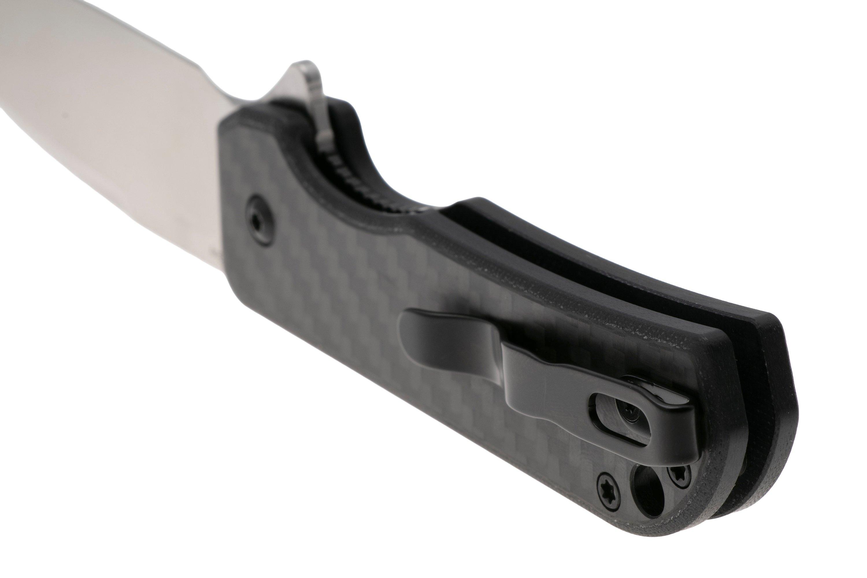 Kizer Vanguard Nice Guy V3011C1 Satin 154CM, Black Carbon, zakmes, Azo ...