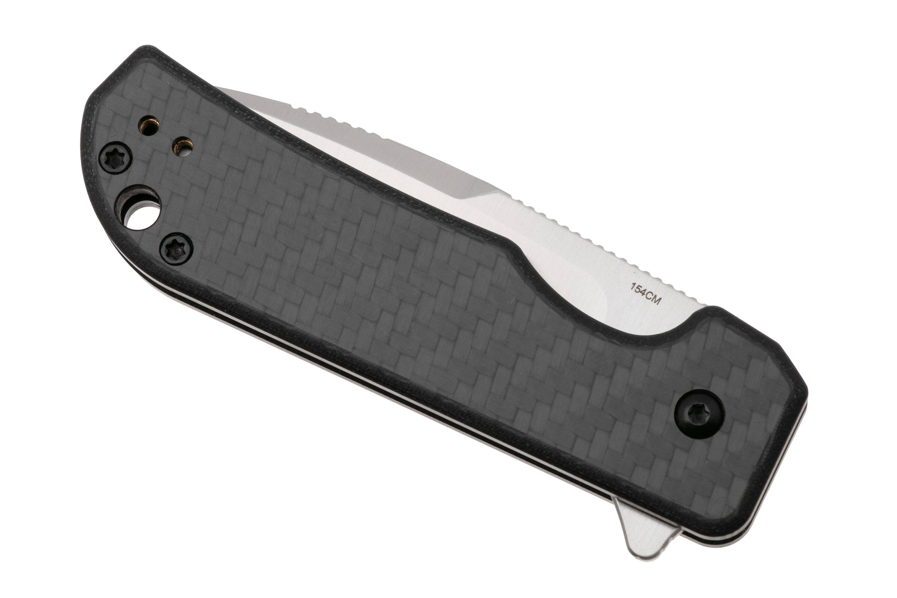 Kizer Vanguard Nice Guy V3011C1 Satin 154CM, Black Carbon, zakmes, Azo ...