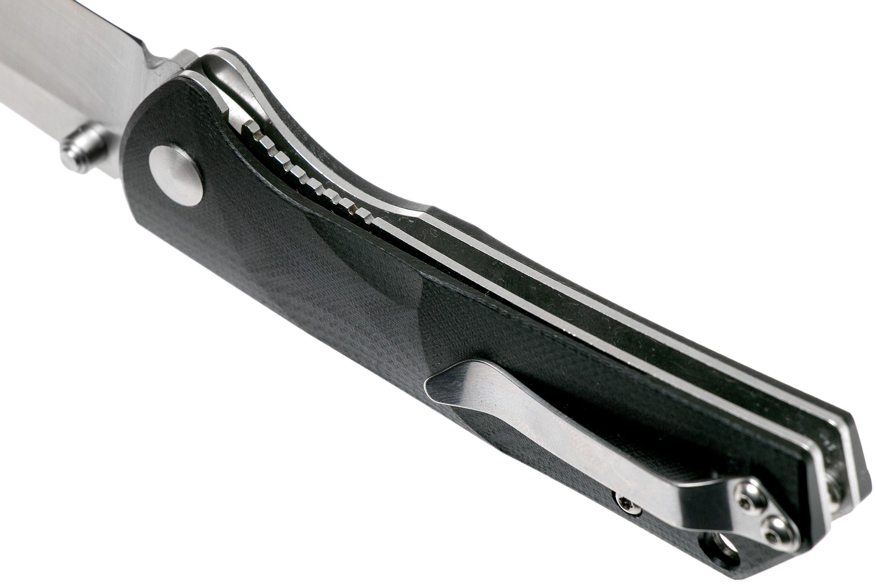 Kizer Vanguard V3 Vigor V3403N1 black pocket knife | Advantageously ...