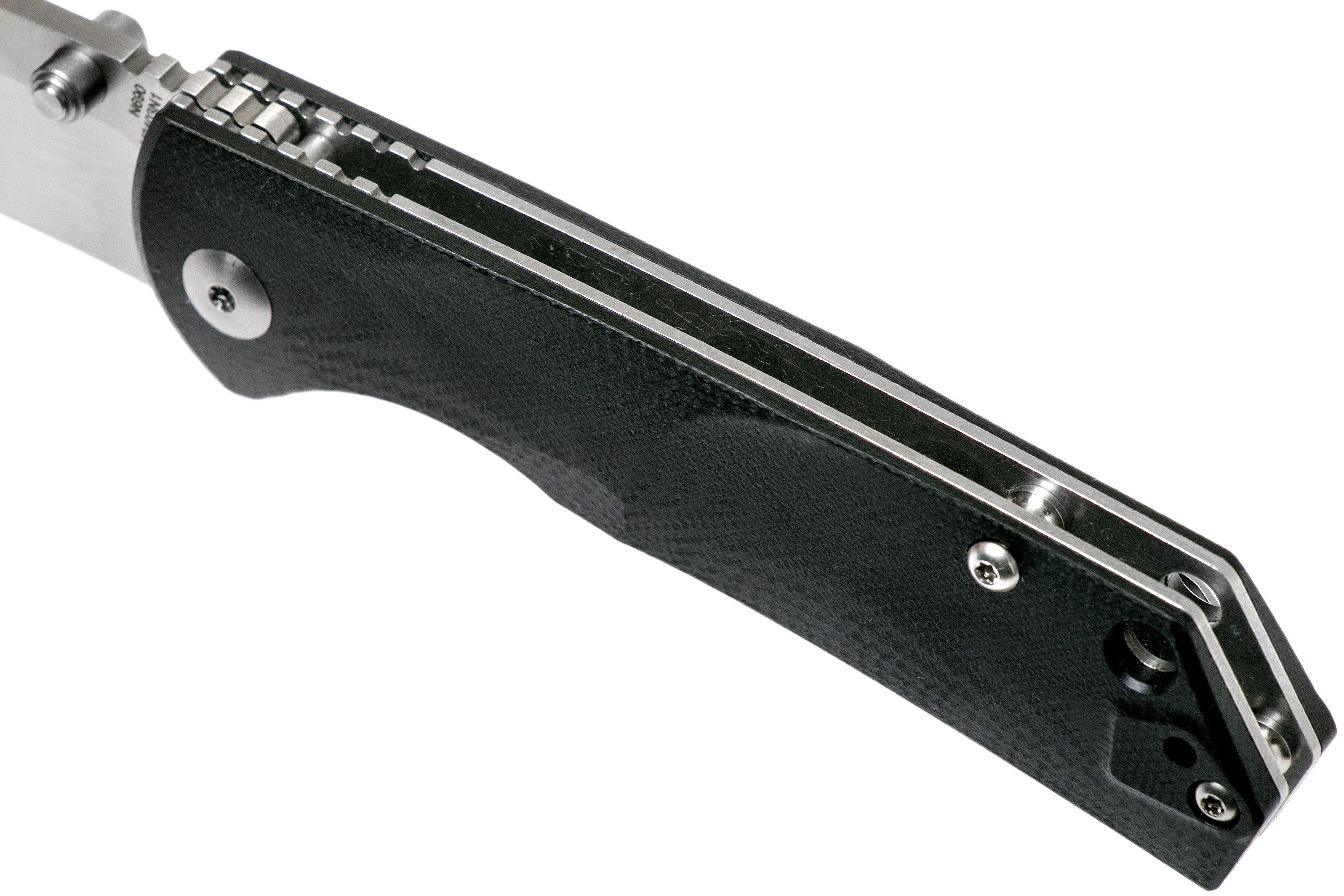 Kizer Vanguard V3 Vigor V3403N1 black pocket knife | Advantageously ...