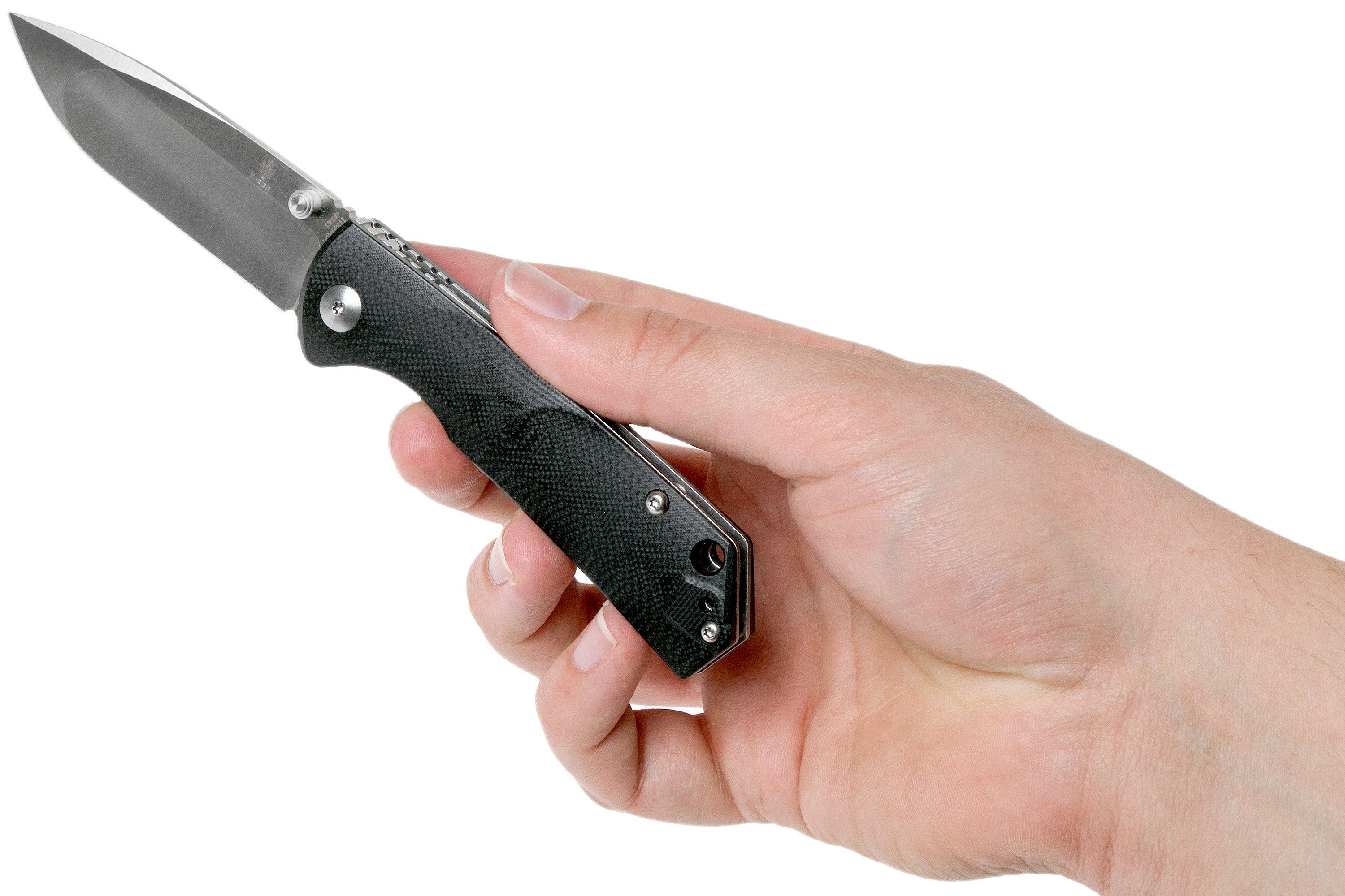 Kizer Vanguard V3 Vigor V3403N1 black pocket knife | Advantageously ...