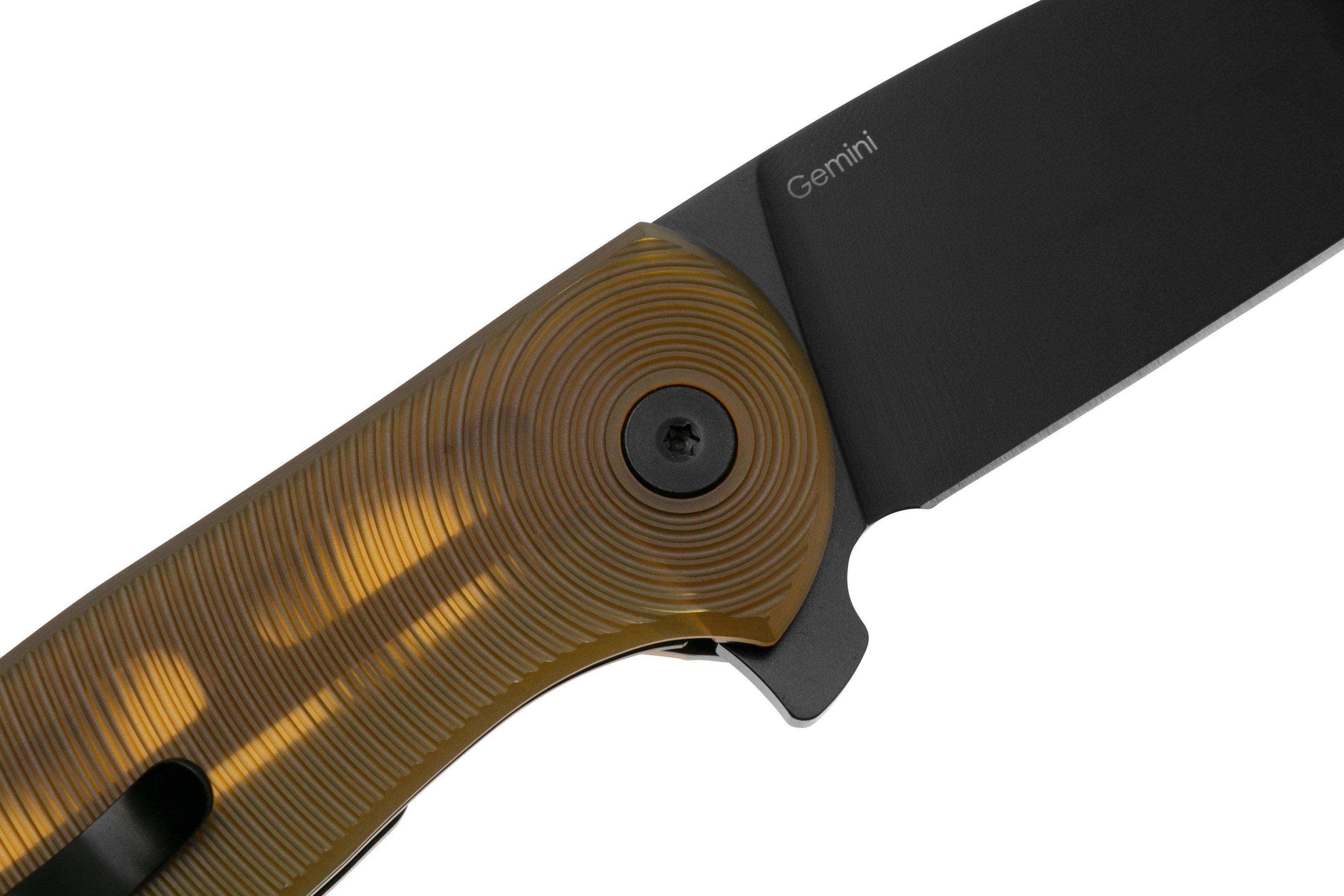 Kizer Gemini V3471A3, Black Nitro-V, Ultem, zakmes, Ray Laconico design ...